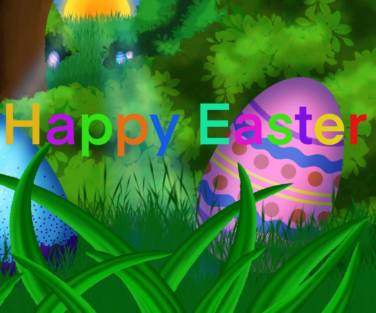 ArtStation - 🐥Happy Easter 🐇