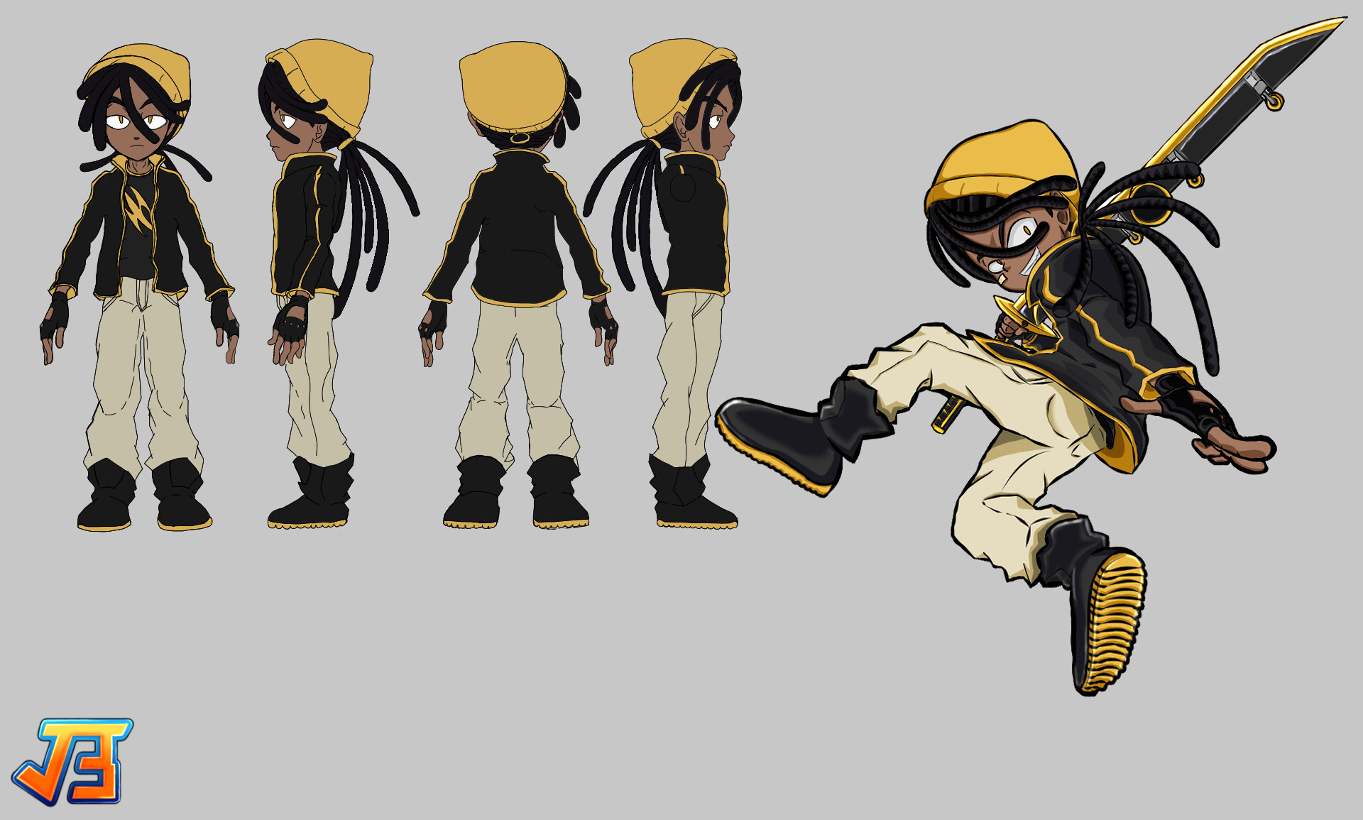 ArtStation - Samuel Model Sheet