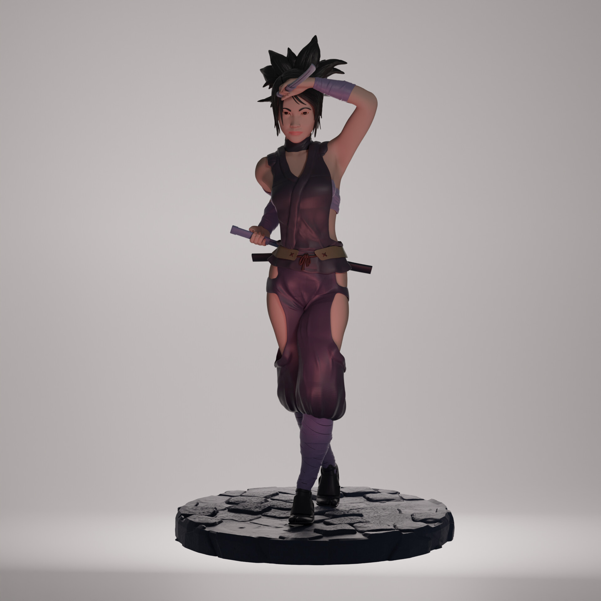 ArtStation - Ayame of Tenchu 3D Model