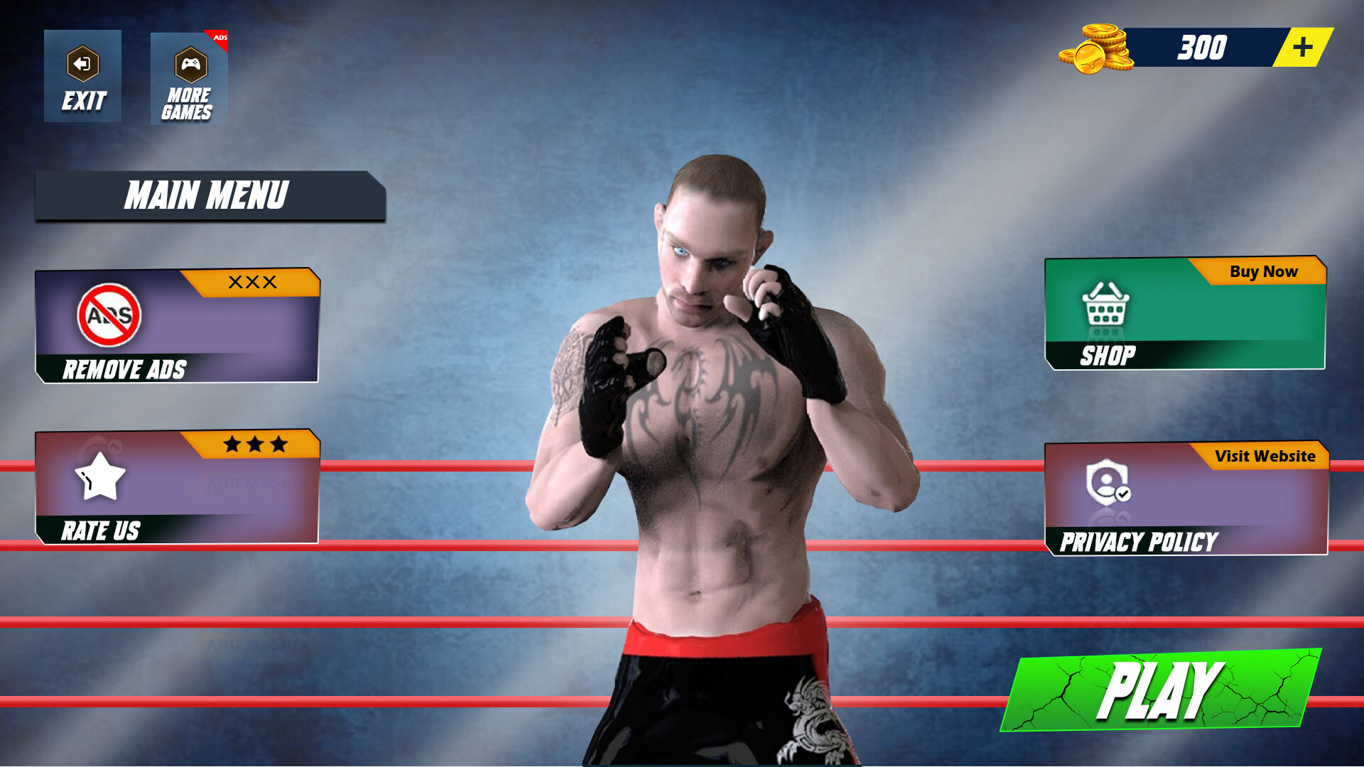 ArtStation - Wrestling Game UI