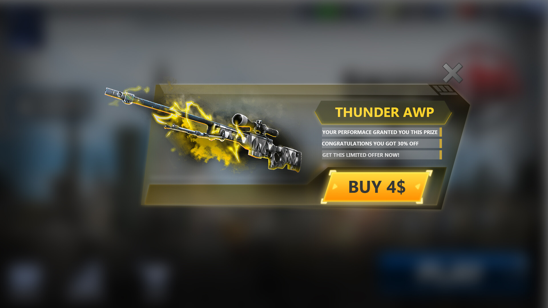 ArtStation - Sniper Game UI