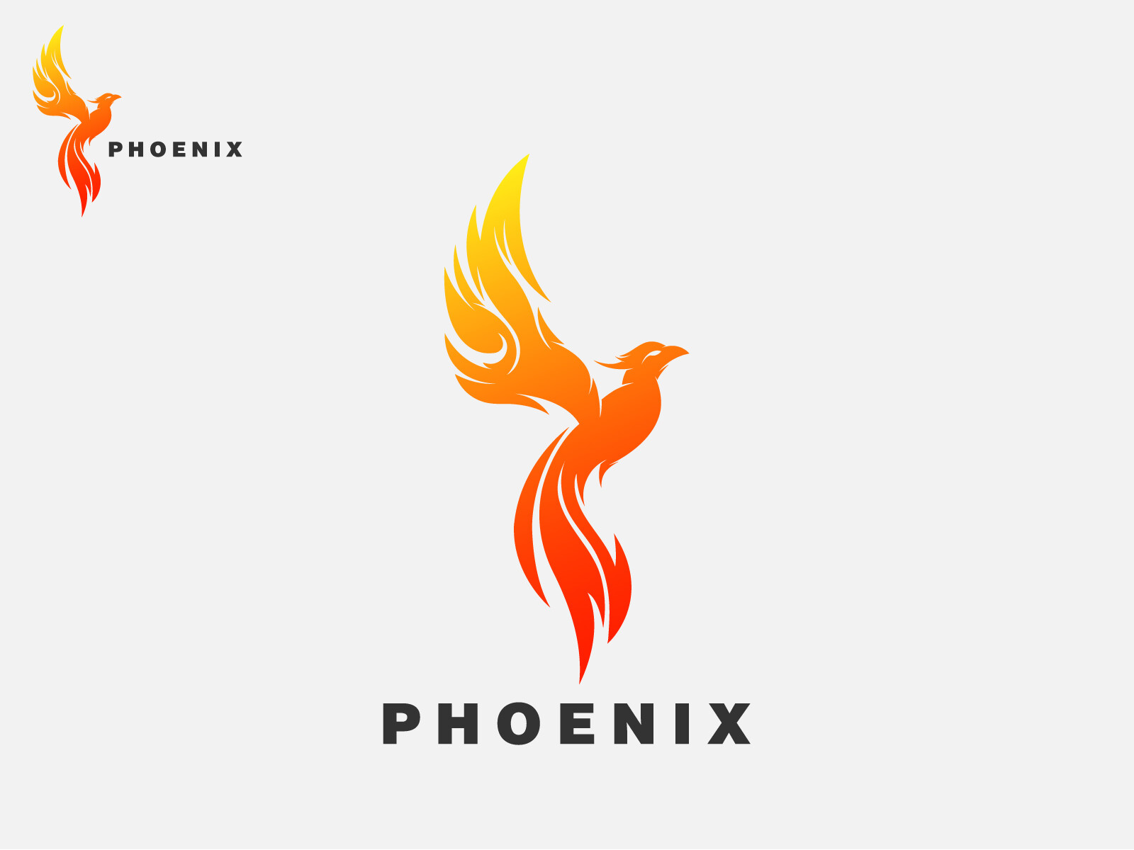 Fire Phoenix Logo