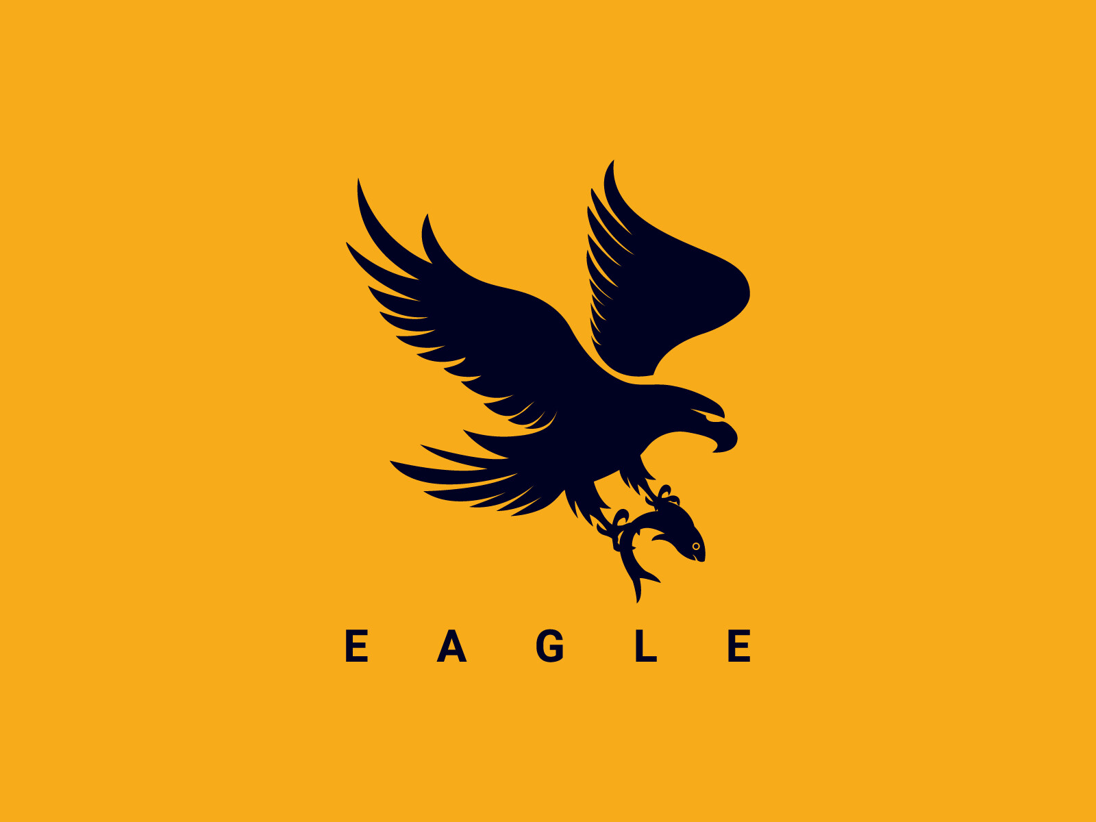 ArtStation - Eagle Fish Logo For Sale