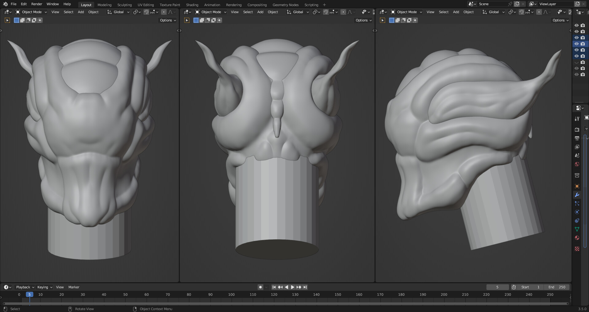 ArtStation - Practice Sculpts