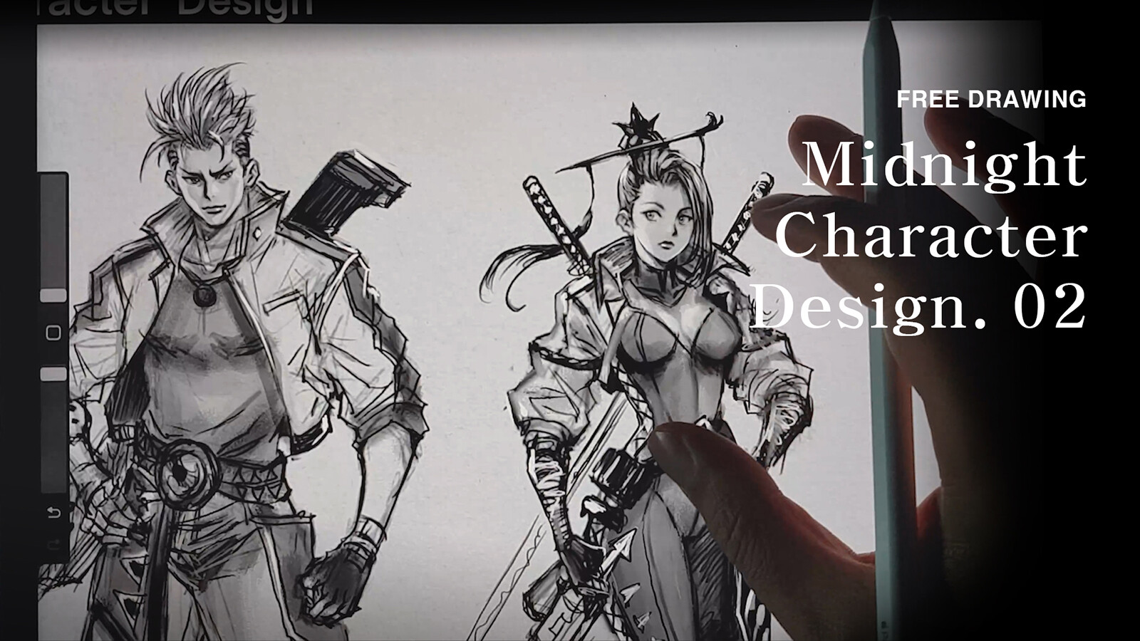 ArtStation - [Character Concept Art Initial Draft Drawing Sketch Work] Procreate Midnight ...