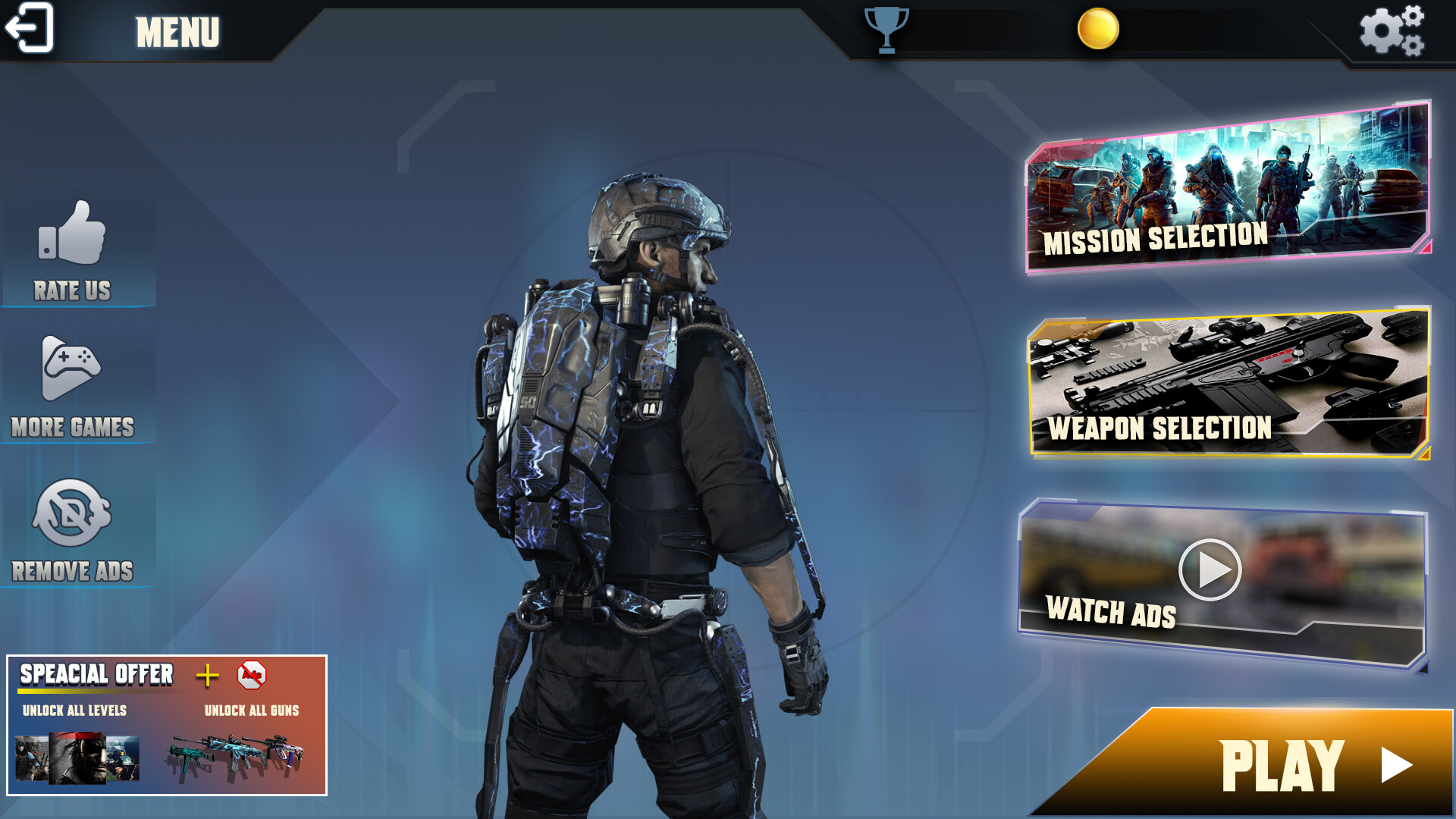 ArtStation - Shooting Game UI