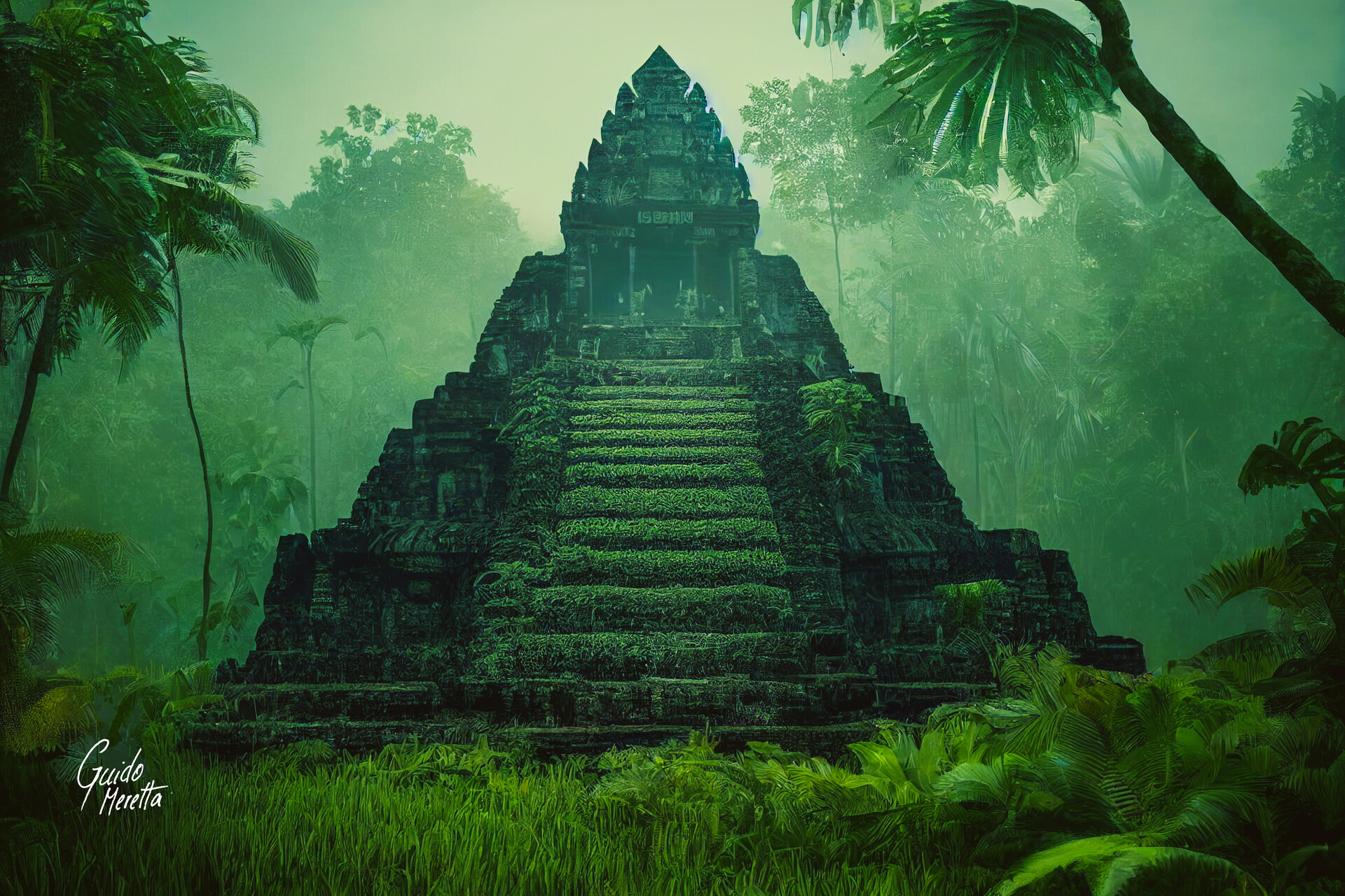 ArtStation - LOST JUNGLE TEMPLE (ENVIRONMENT CONCEPT ART)