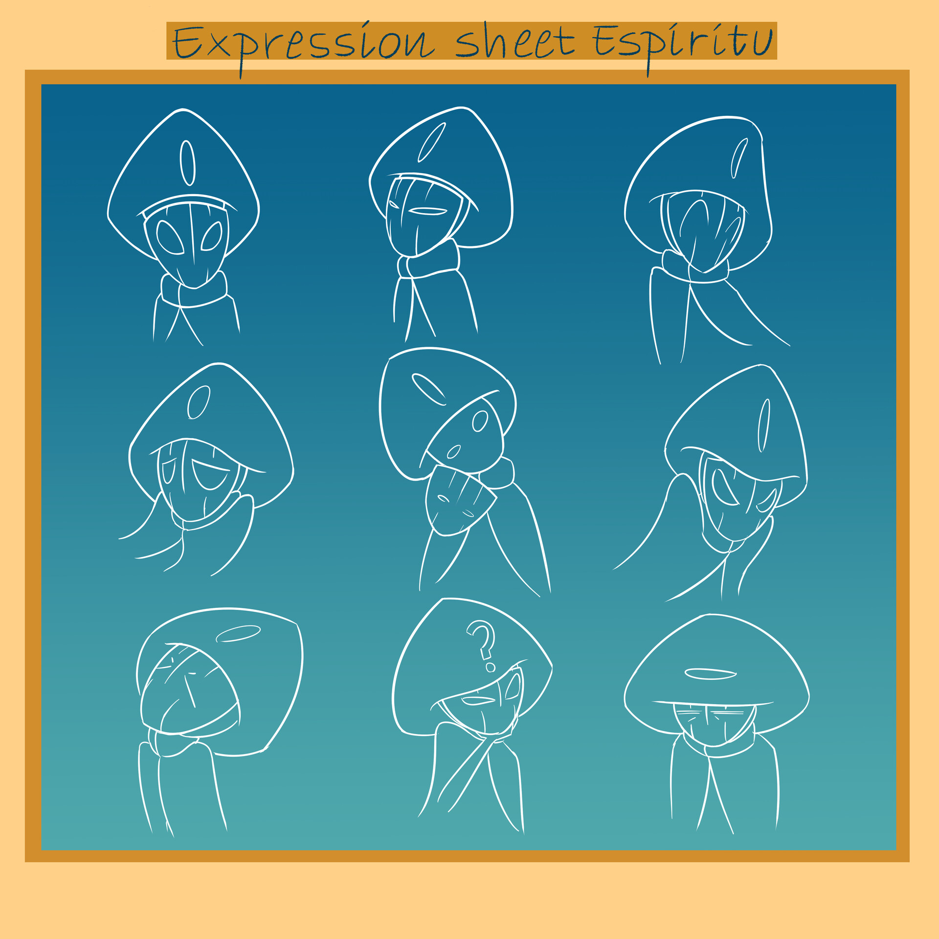ArtStation - Spirit Expression Sheet