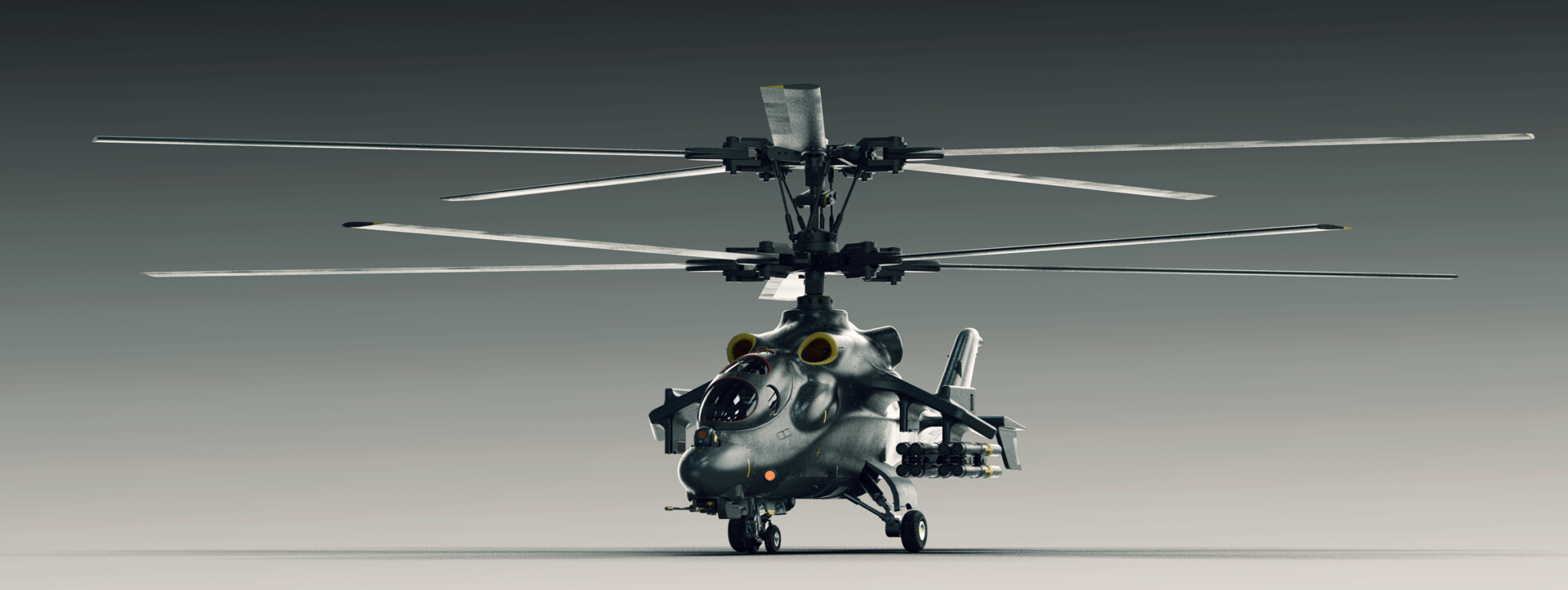 Airu - Attack Helicopter Design with Plasticity