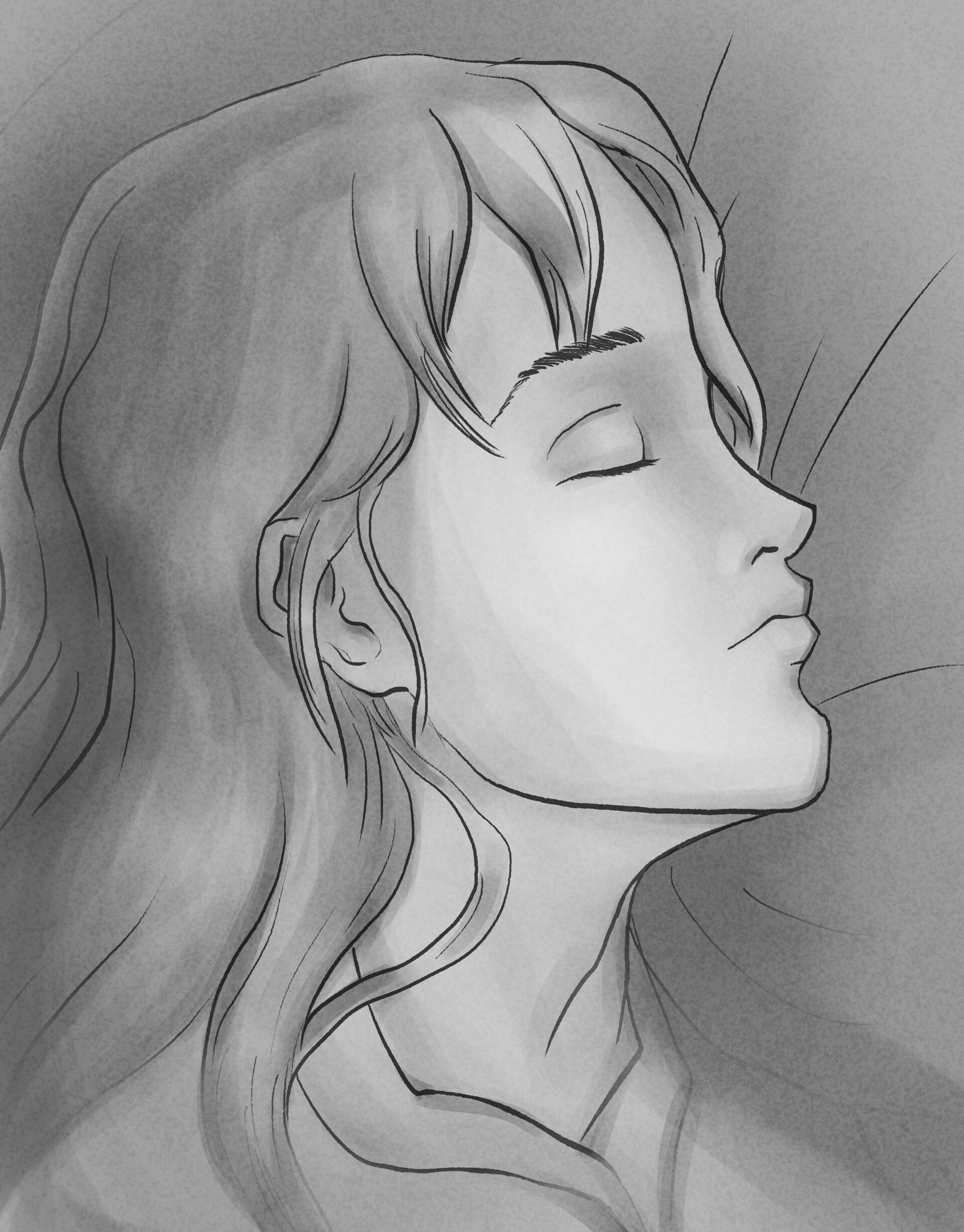 ArtStation - Sleeping Young Fellow