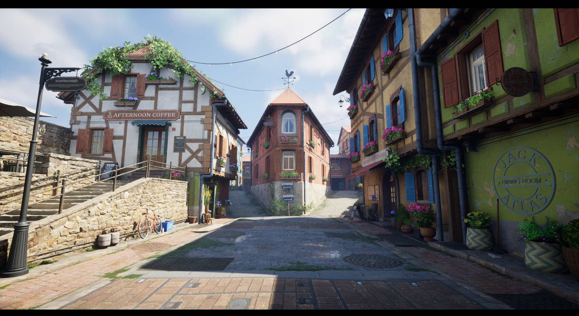 ArtStation - CS_意大利小镇（Italian Town）