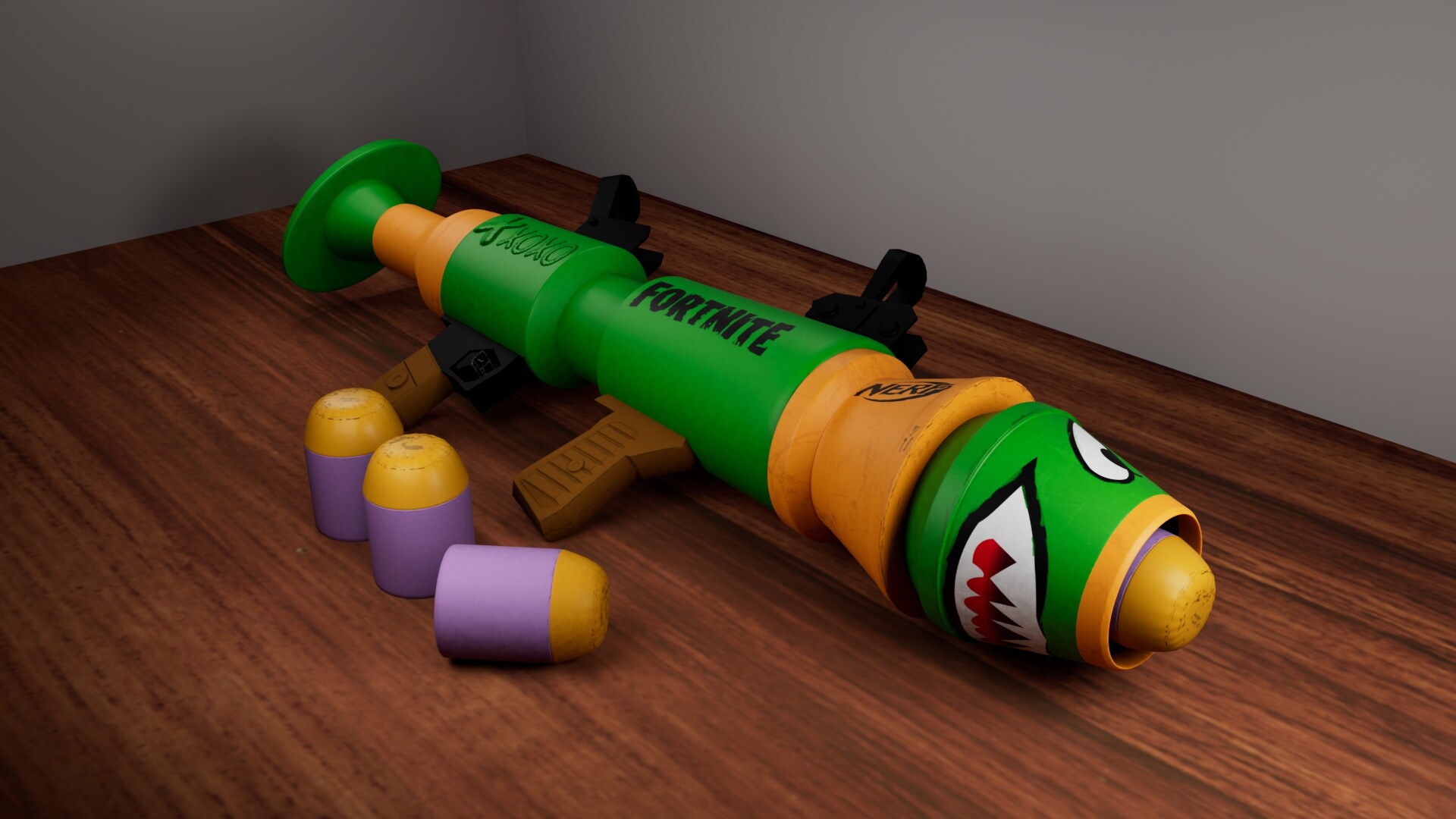 ArtStation - Nerf RPG- Prop Modeling