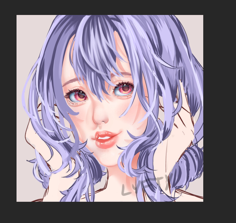 ArtStation - WIP Yume Portrait