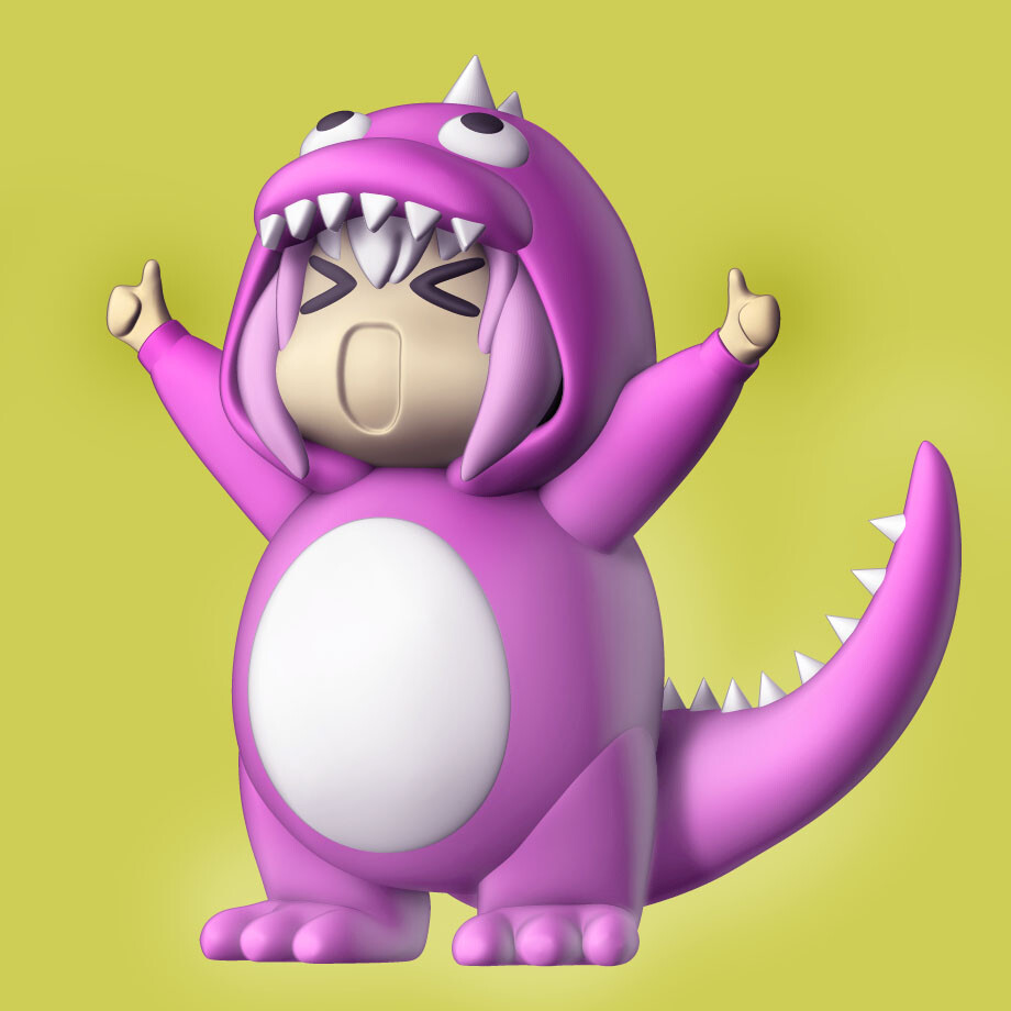 ArtStation - Bocchi Zilla 3D Print model