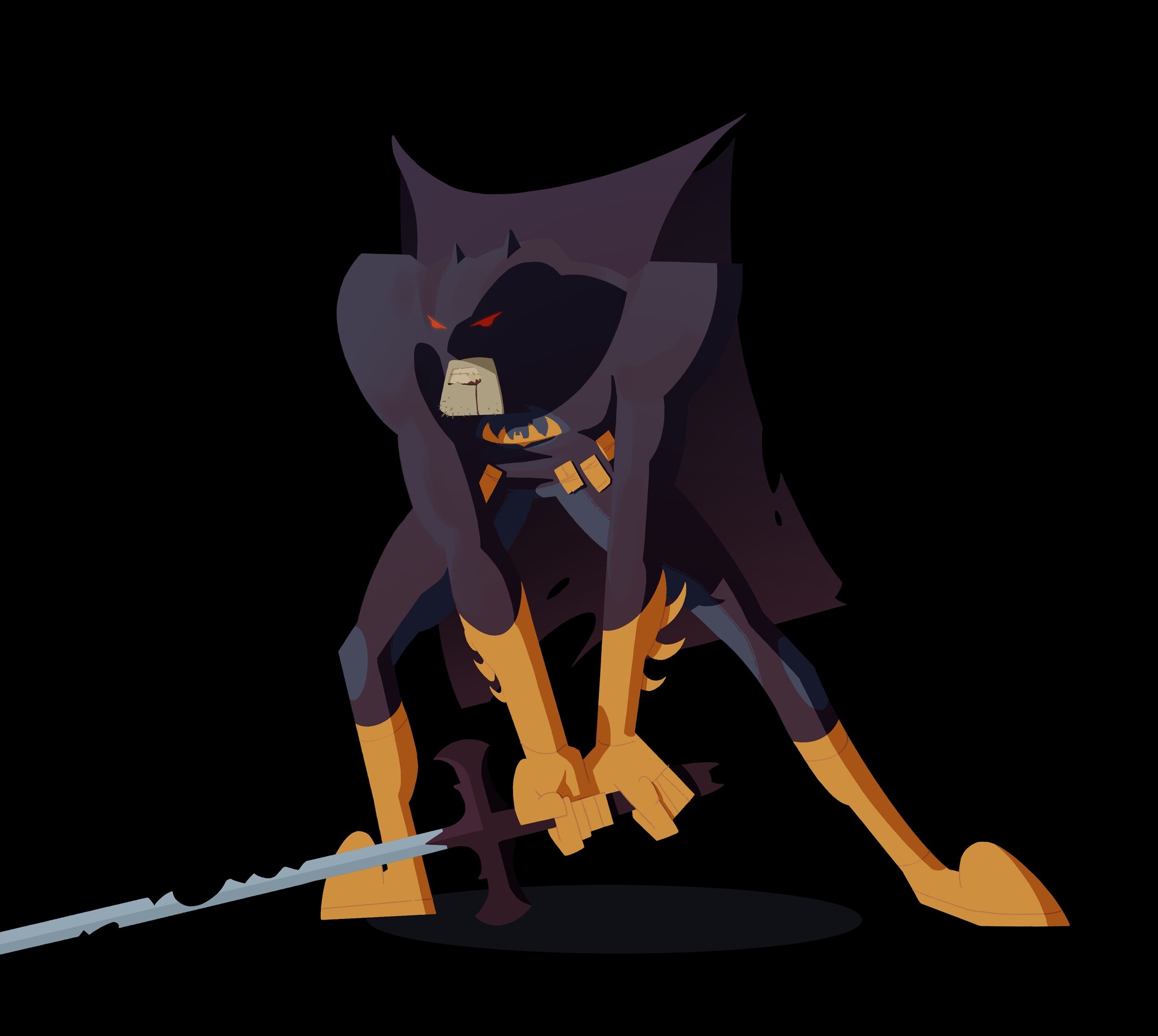 ArtStation - Batman with a sword