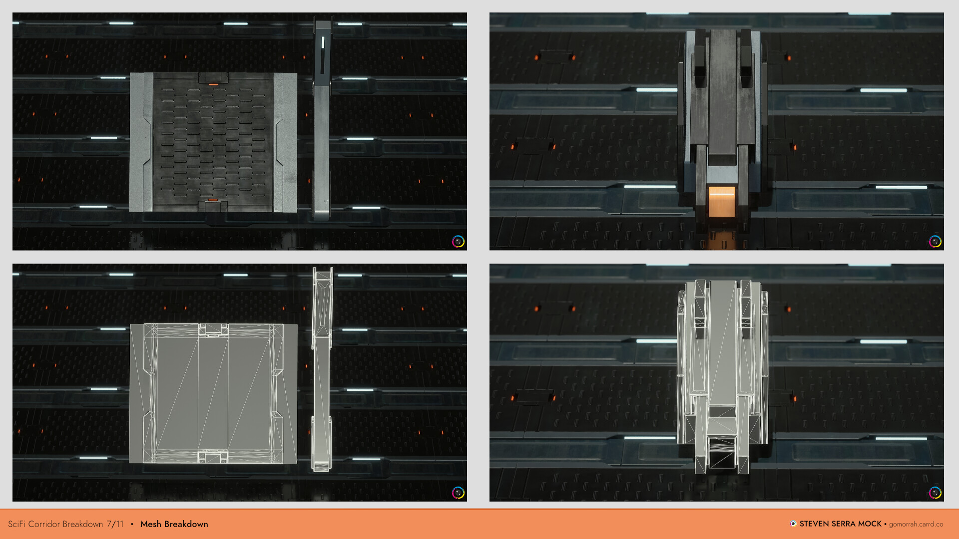 Steven Serra Mock - SciFi Corridor & Project Breakdown