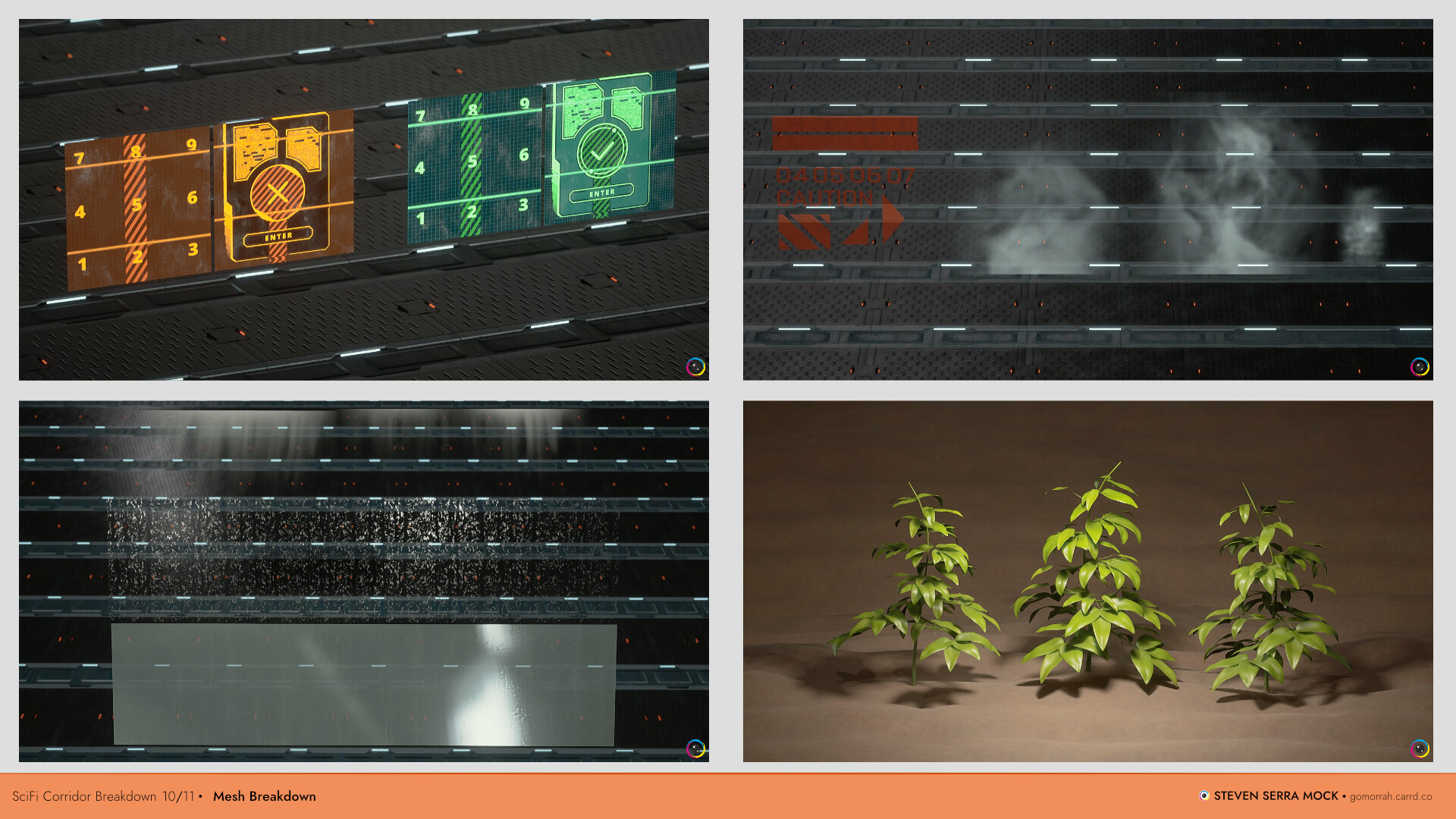 Steven Serra Mock - SciFi Corridor & Project Breakdown