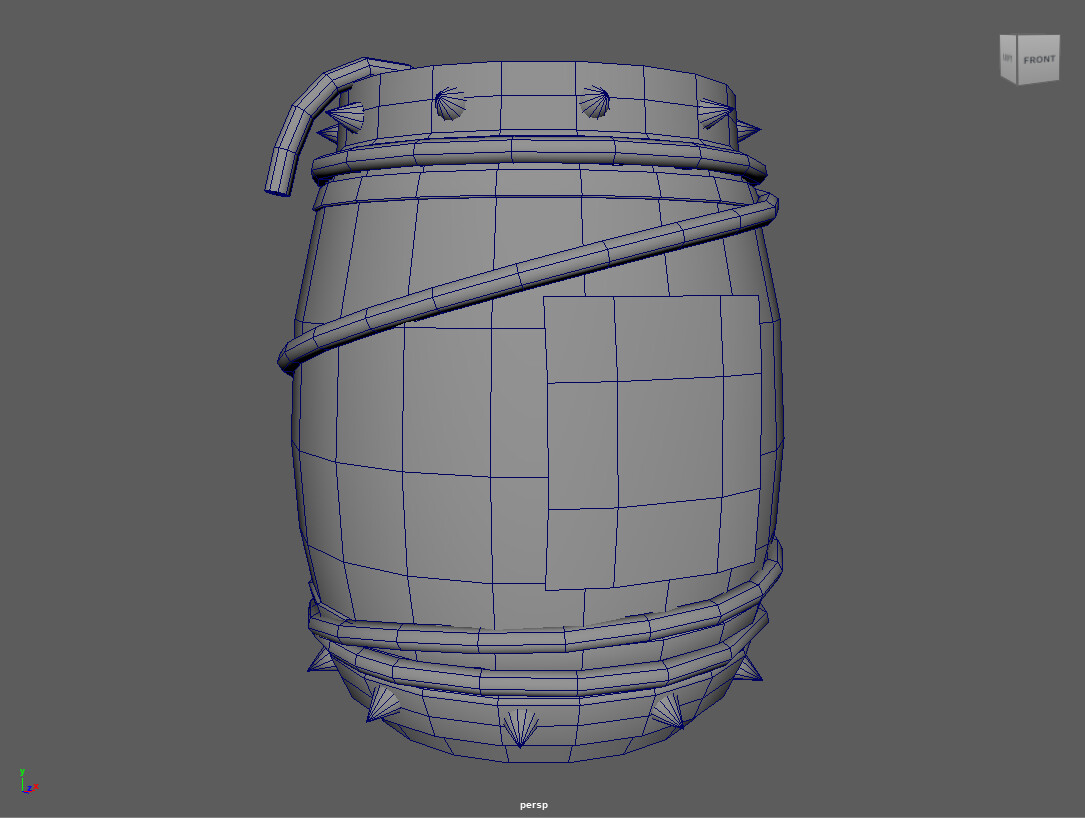 ArtStation - Fire Barrel