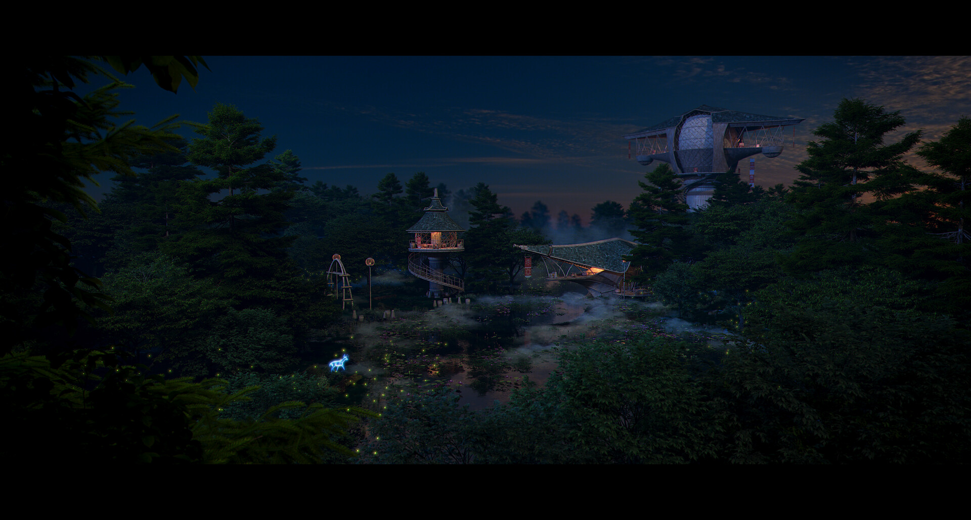 ArtStation - The Forest Night