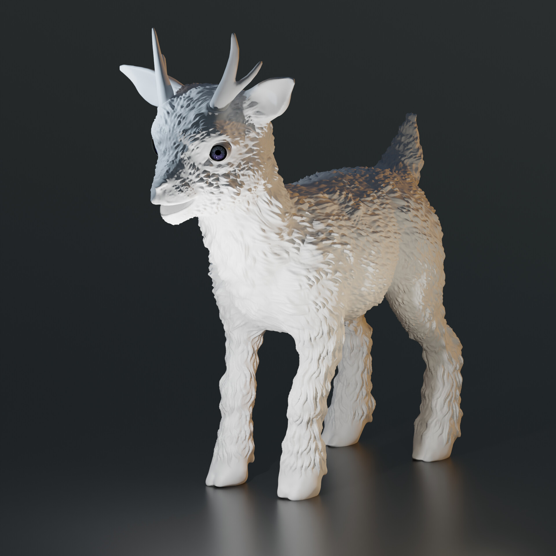 ArtStation - Toy goat sculpted