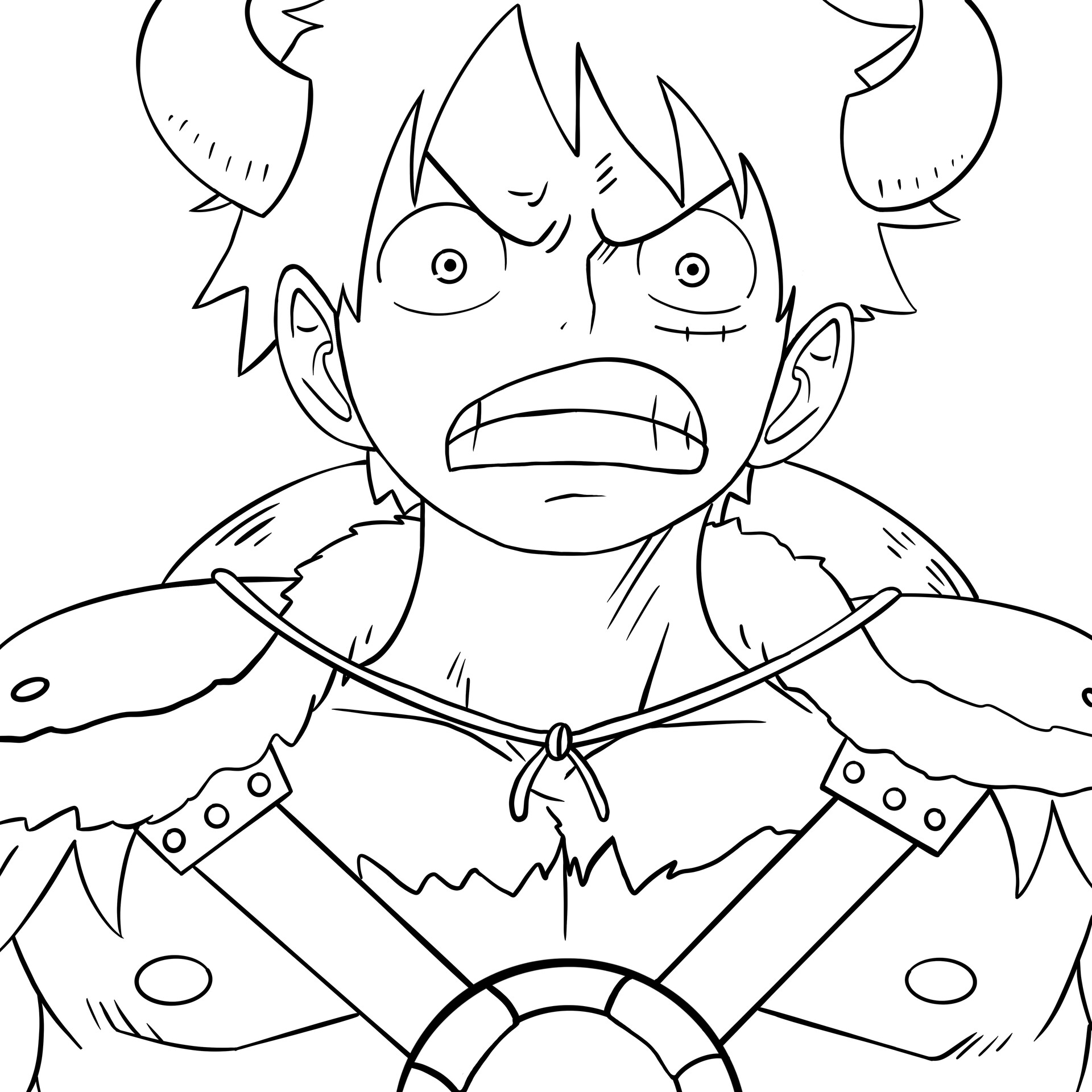 Angry Luffy