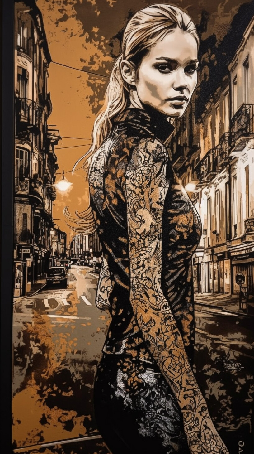 Fashion Model Paintings