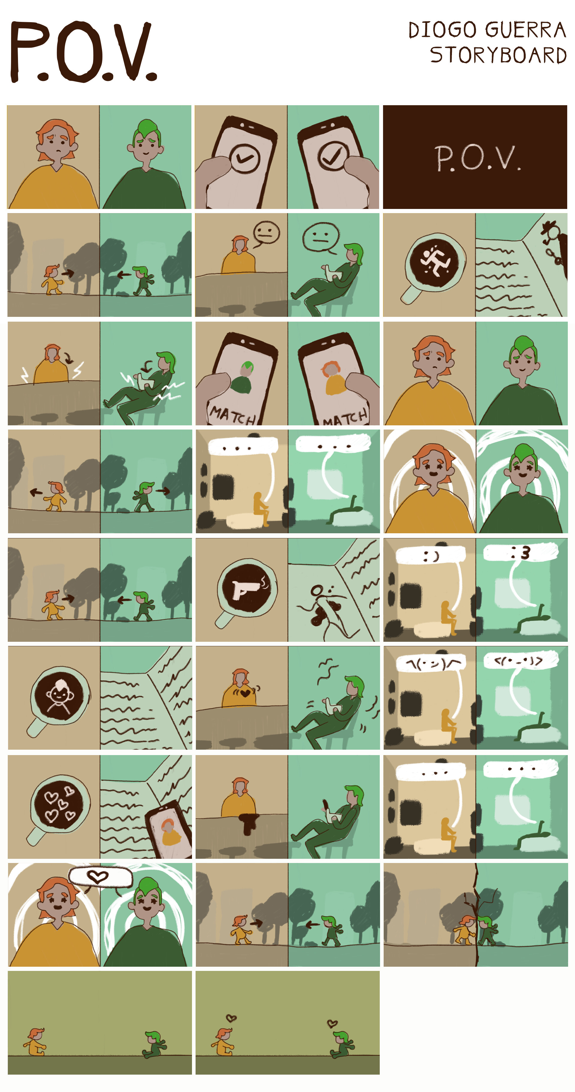 ArtStation - P.O.V - StoryBoard