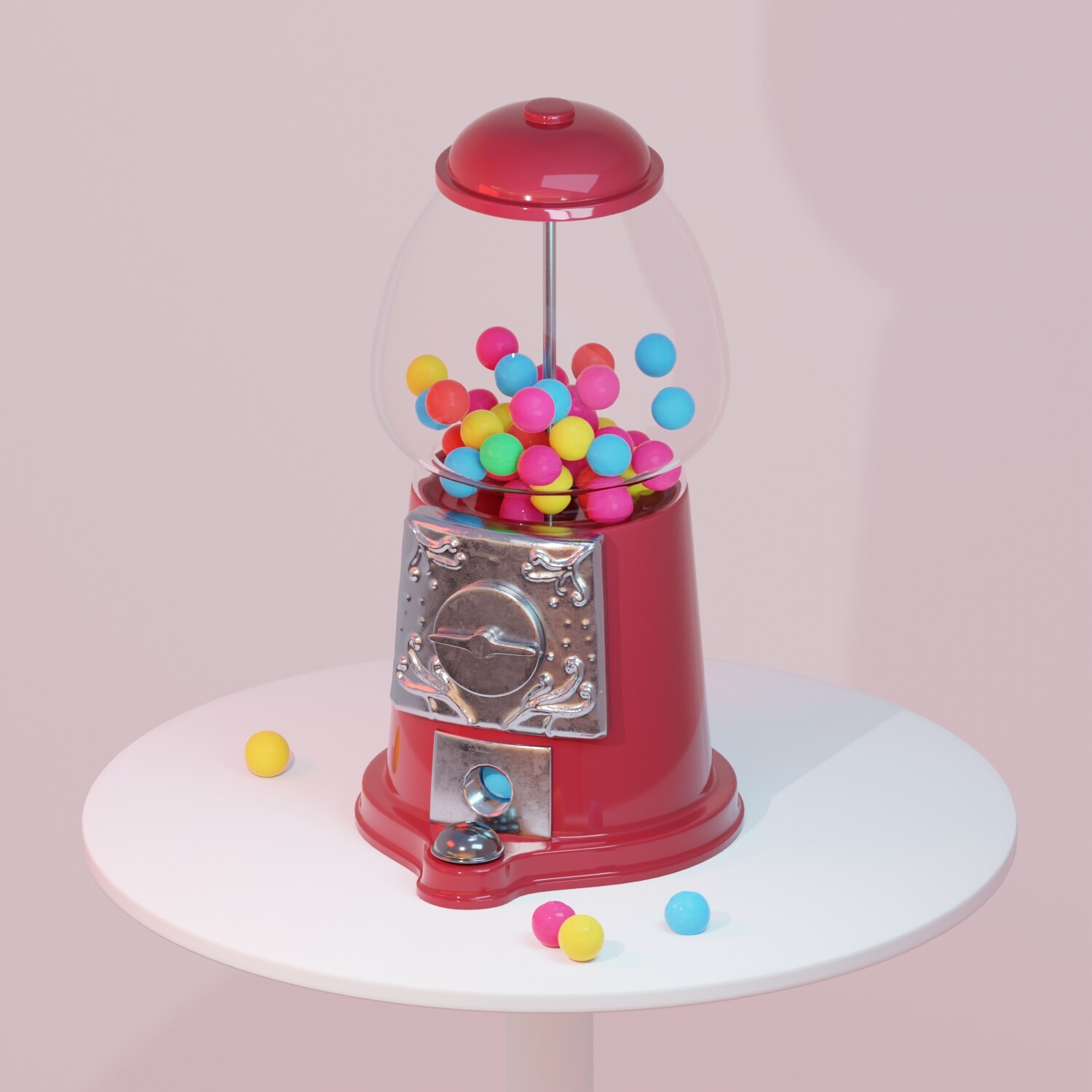 ArtStation - 3D candy\ eyeball machine design