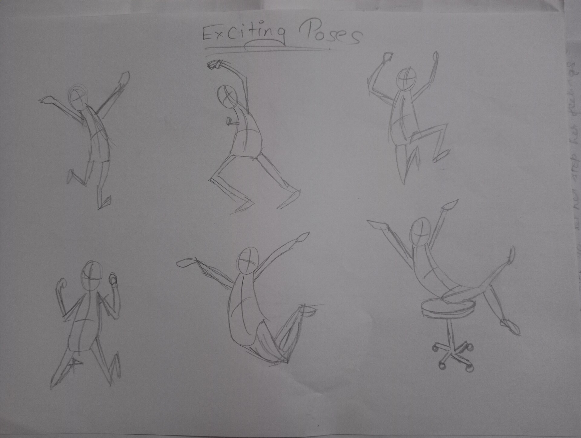 ArtStation - thumbnail poses and gestures