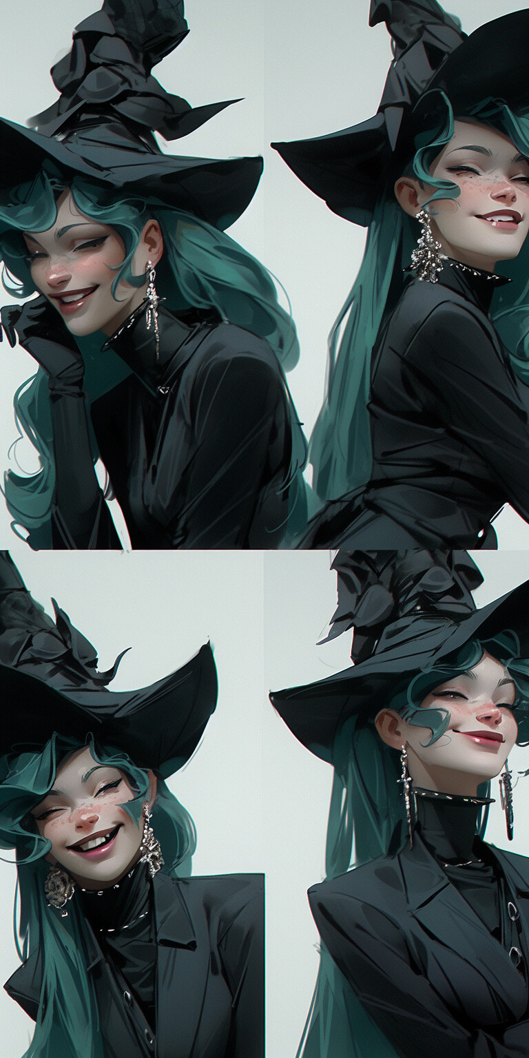ArtStation - Stylized Witch in Fan Series2