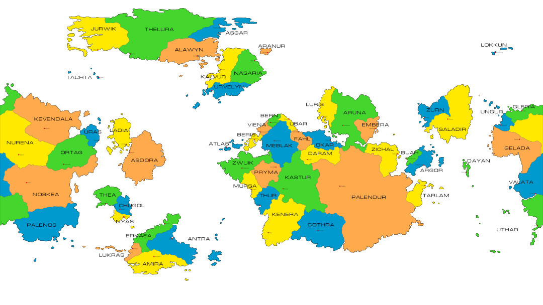 ArtStation - Map Monday - World of Kasioba