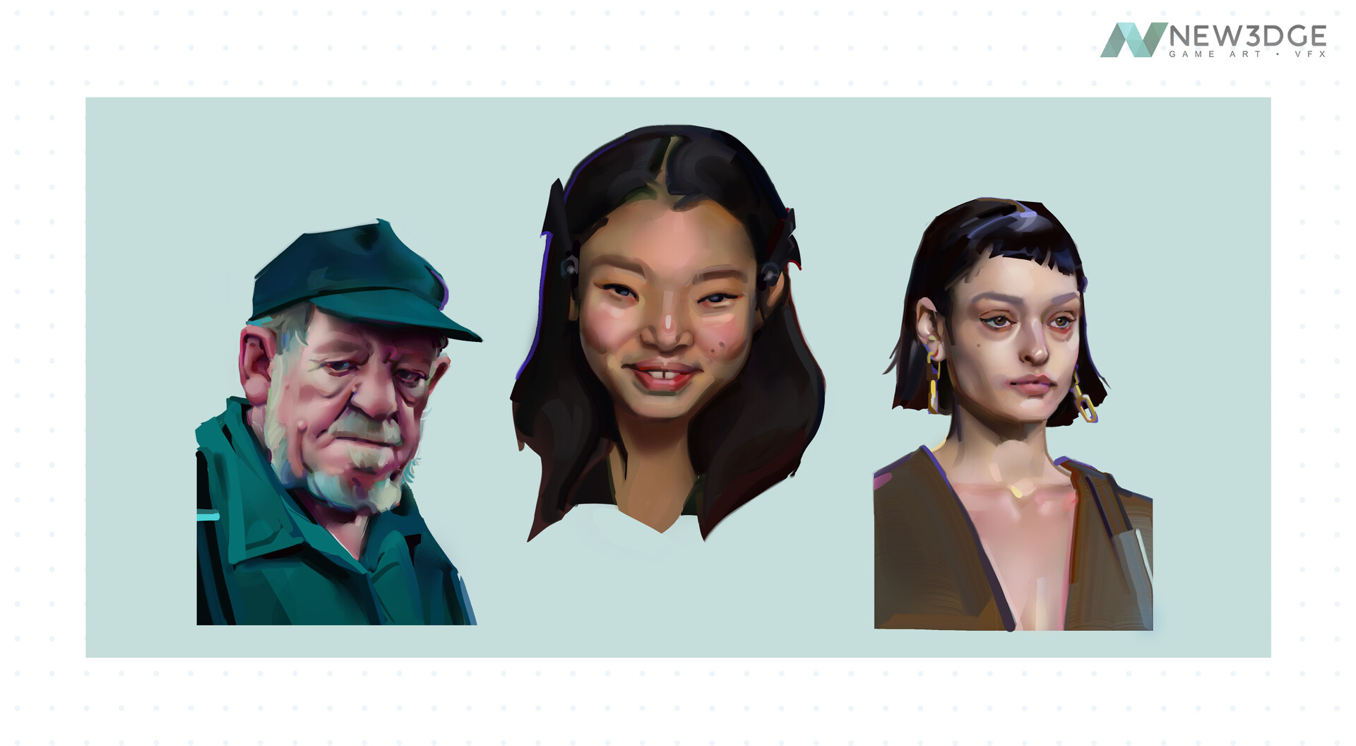 ArtStation - Semester Project: Portraits Studies