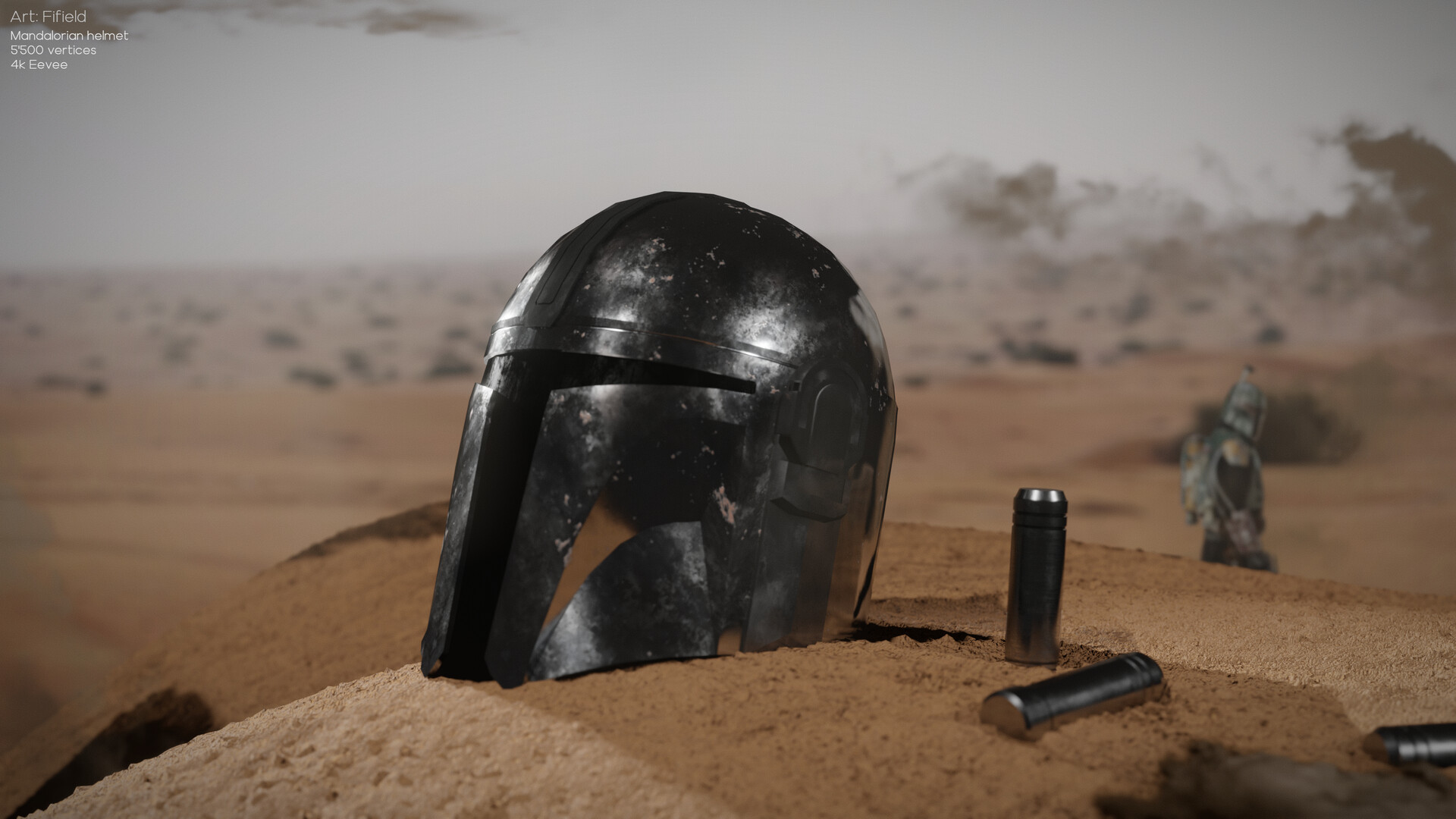 ArtStation - Mandalorian Helmet