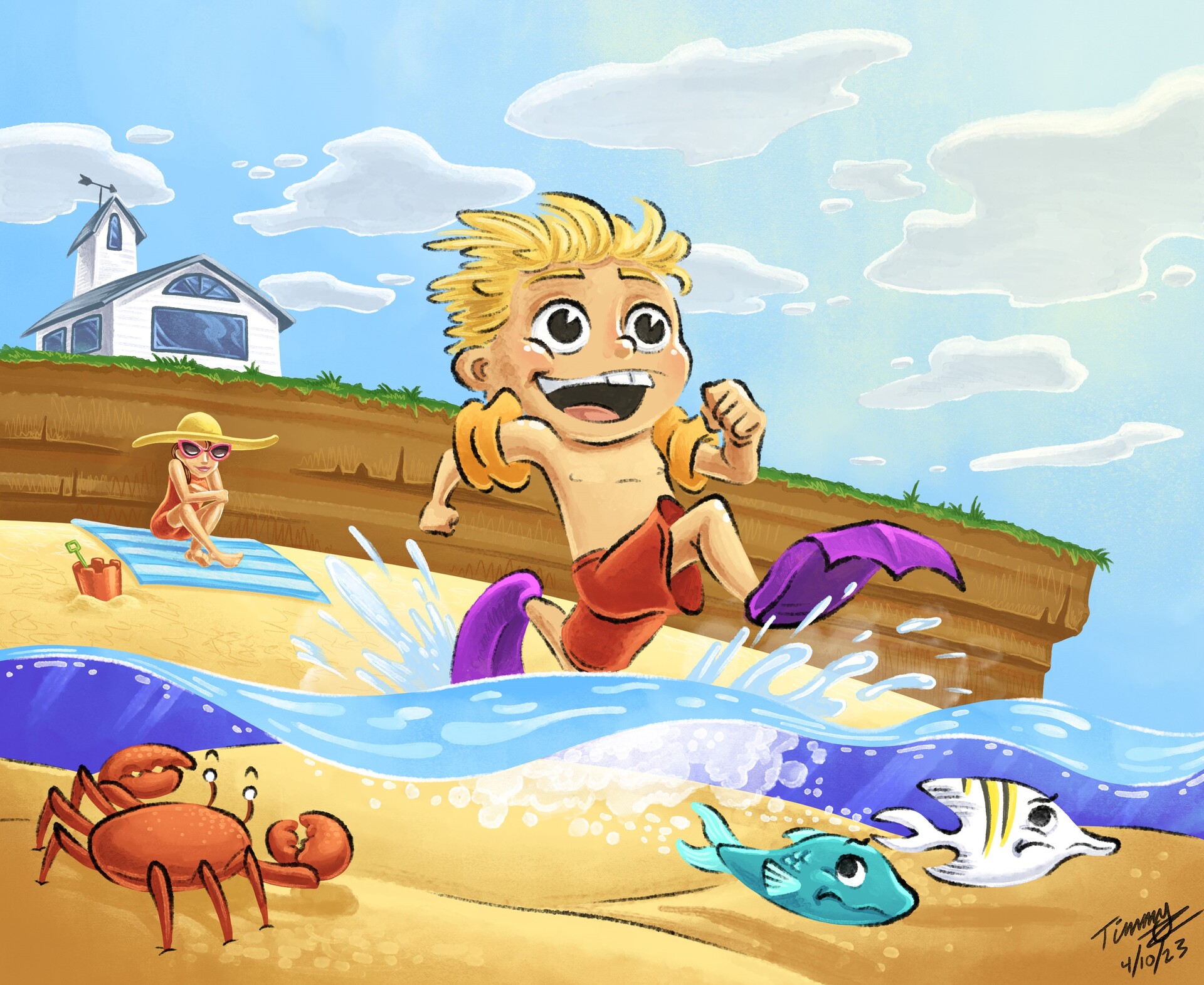 ArtStation - Beach Day