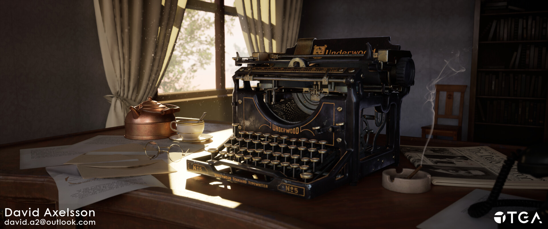 David Axelsson - Underwood Typewriter WEBSITE