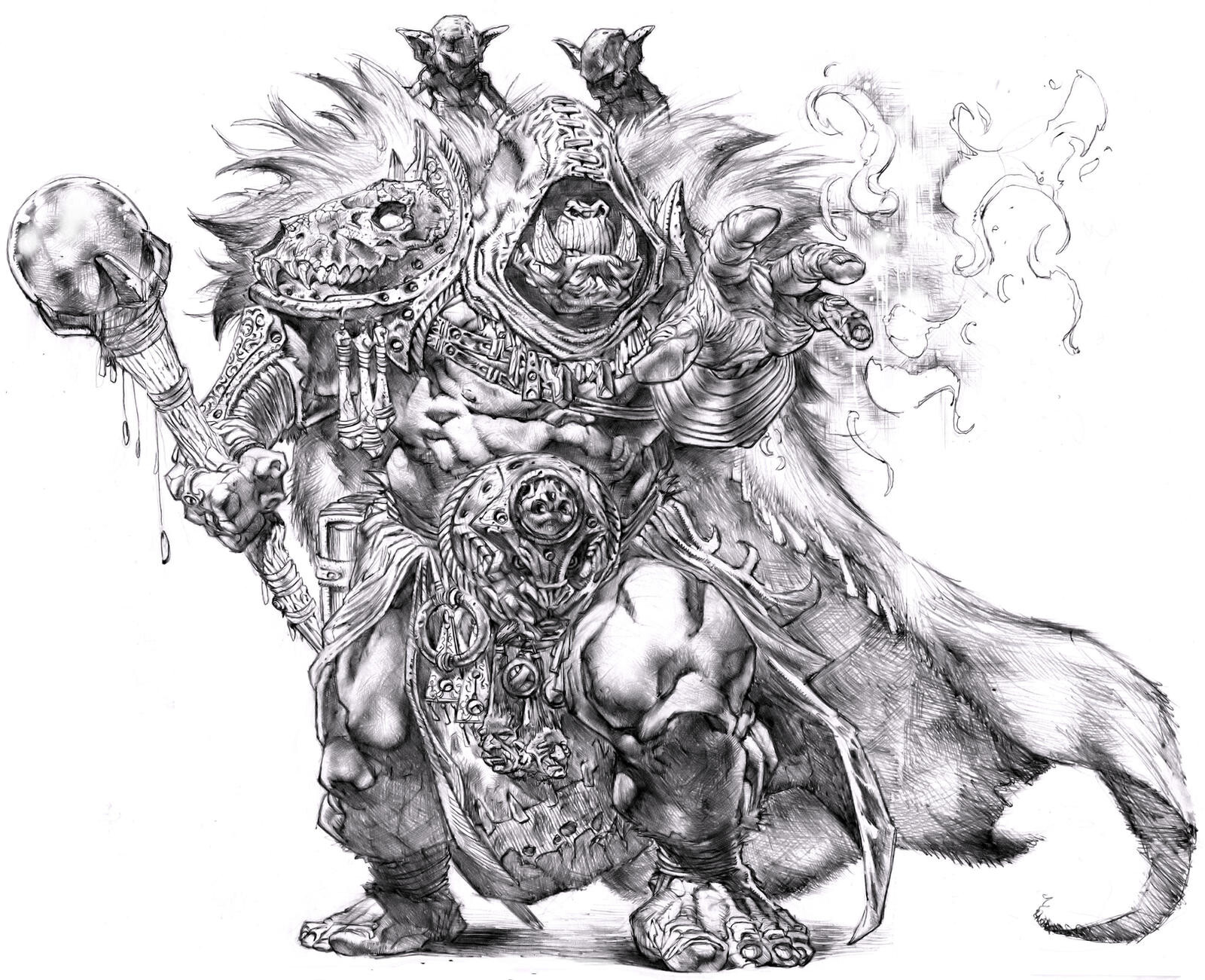 ArtStation - Orc warlock