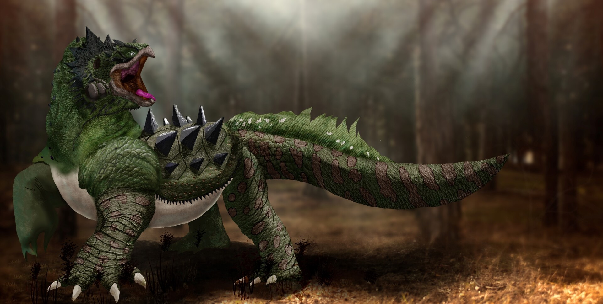 ArtStation - Giant turtle dino