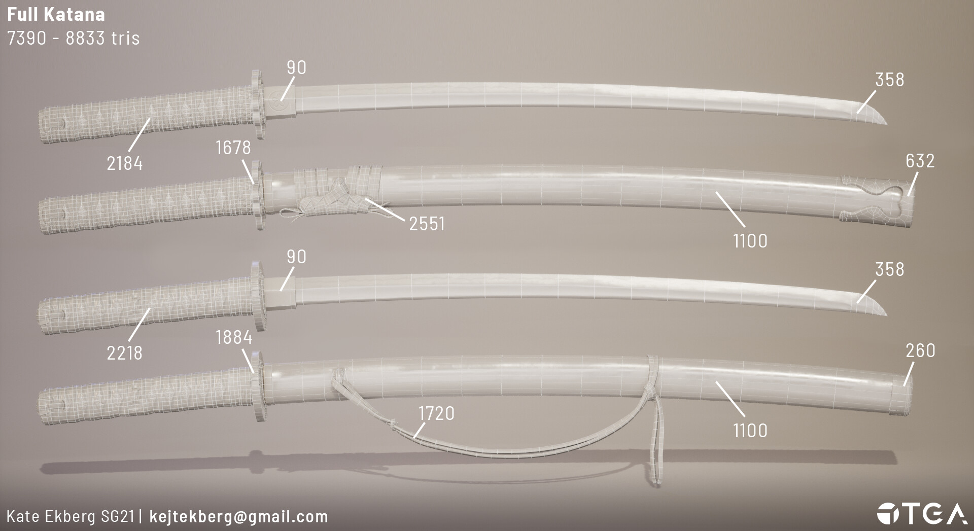 Kate Ekberg Portfolio - Katana Customization UI