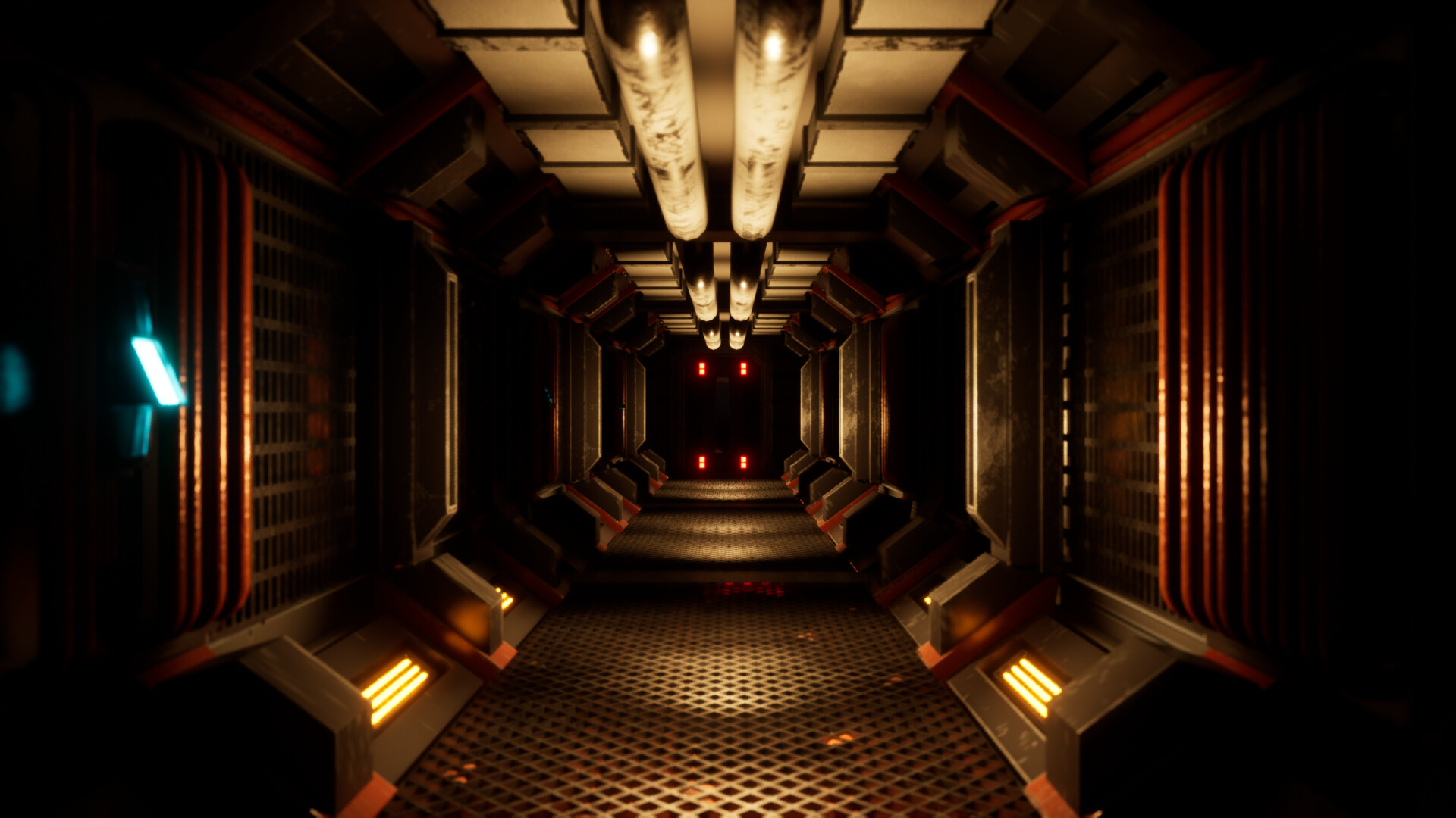 ArtStation - Sci-fi Corridor (Inspired by ALIEN)