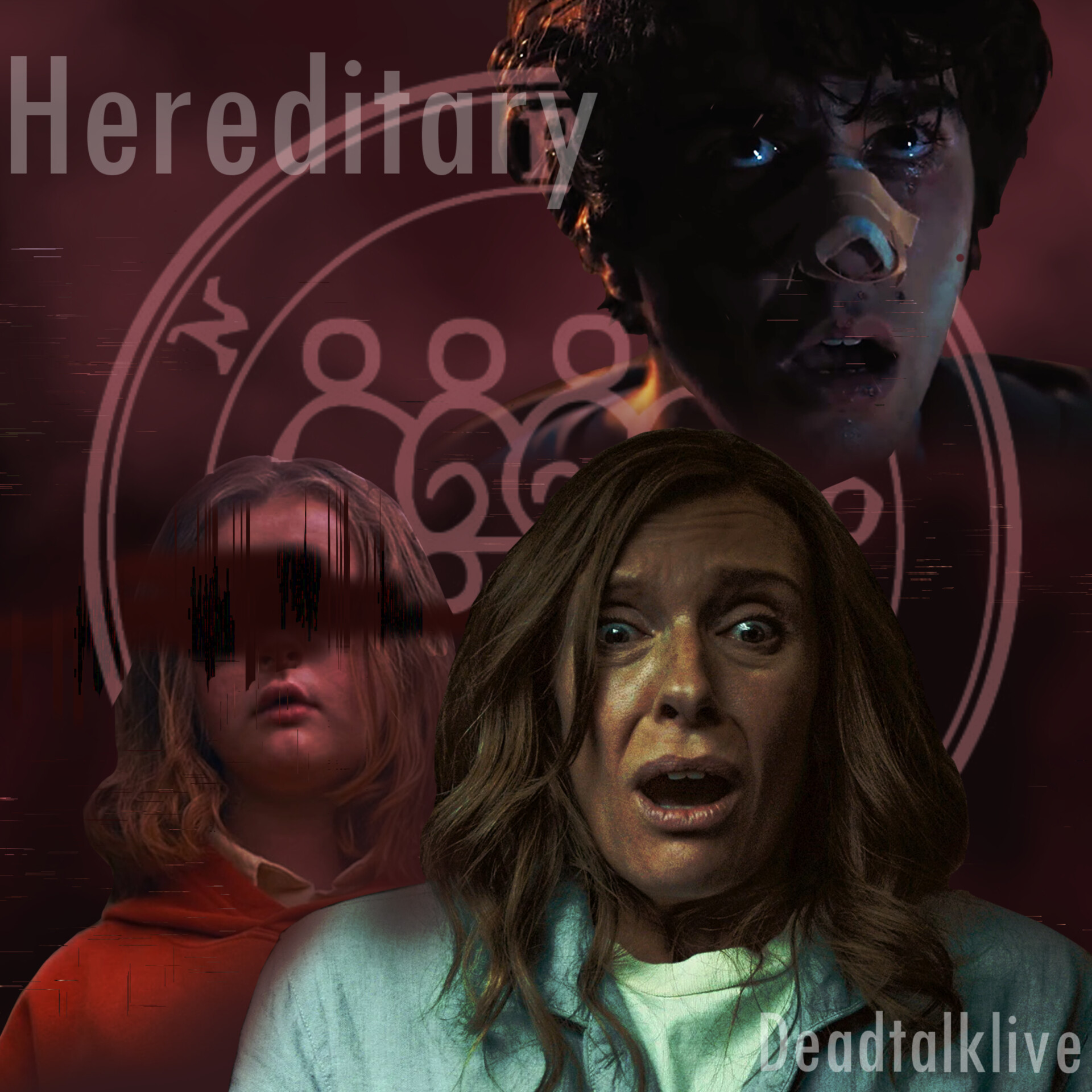 ArtStation - Hereditary Deadtalklive media graphic Internship project
