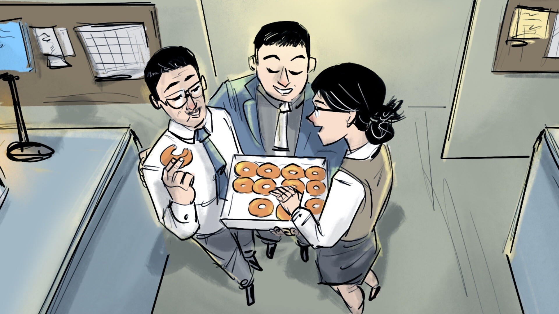 Pytr Mutuc - Krispy Kreme Spot Happy Storyboard