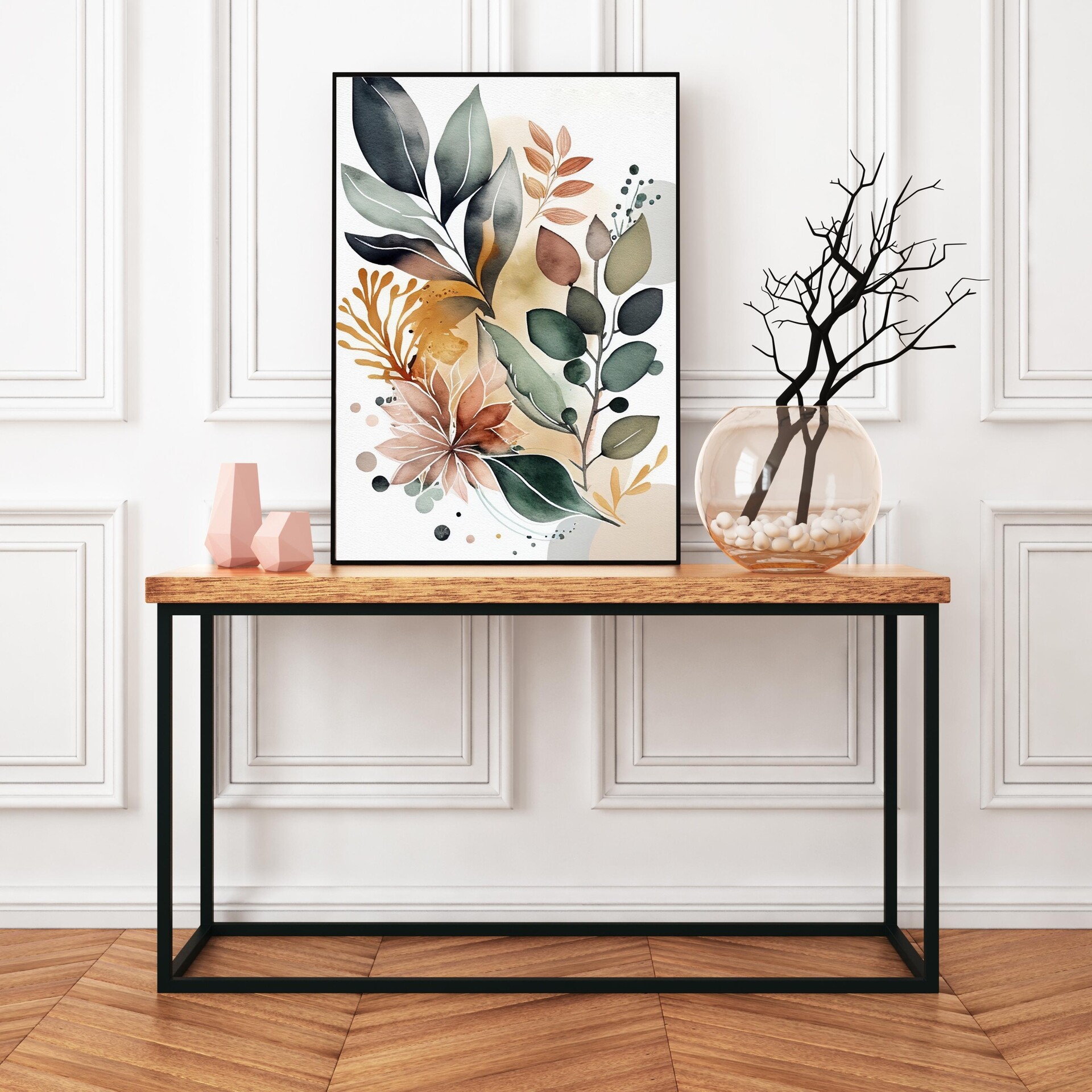 ArtStation - Colorful Bohemian Flowers, Boho Flowers Print, Bohemian ...