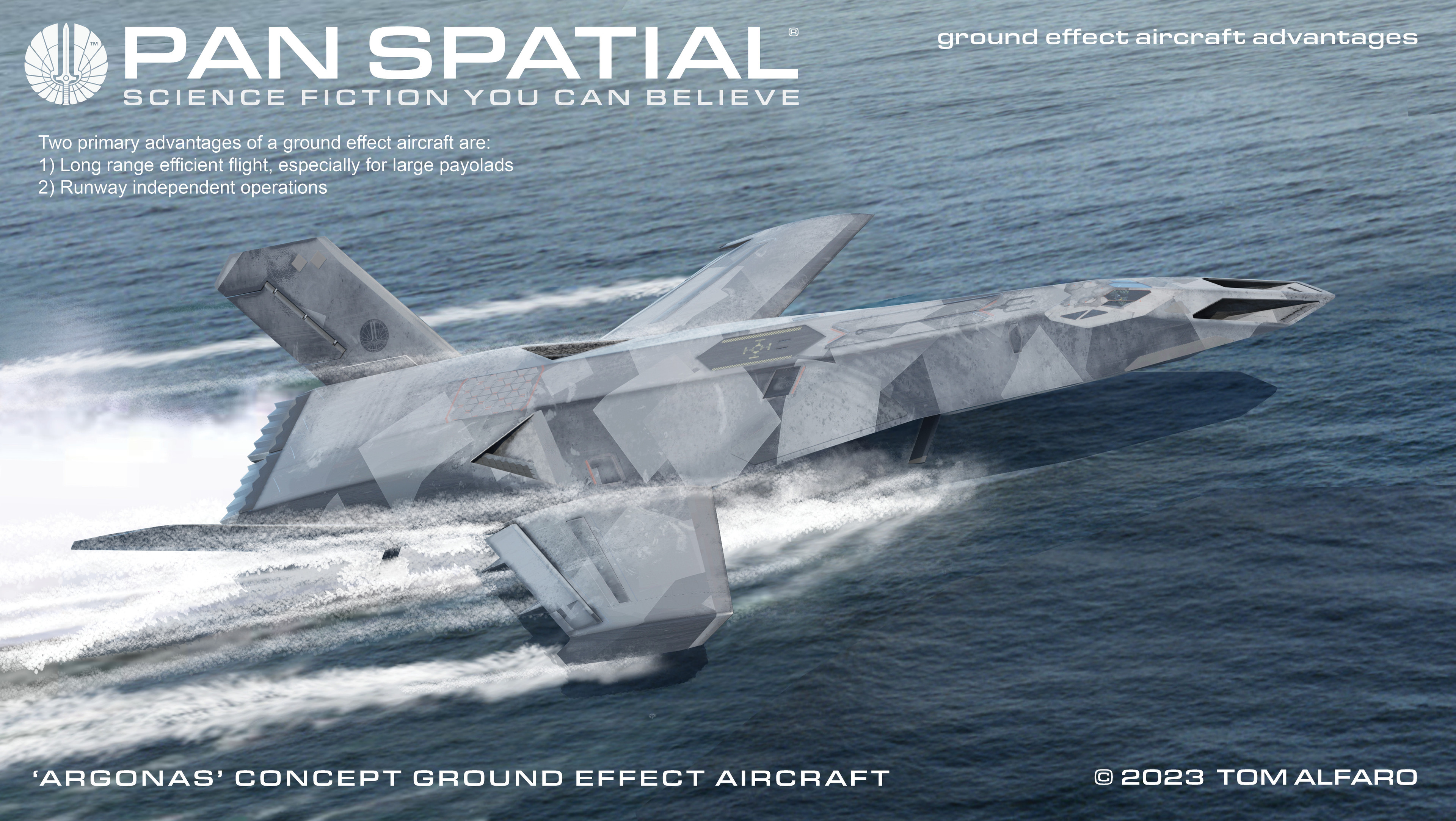 PAN SPATIAL Aerospace Concept Design - Argonas Concept Ground Effect ...