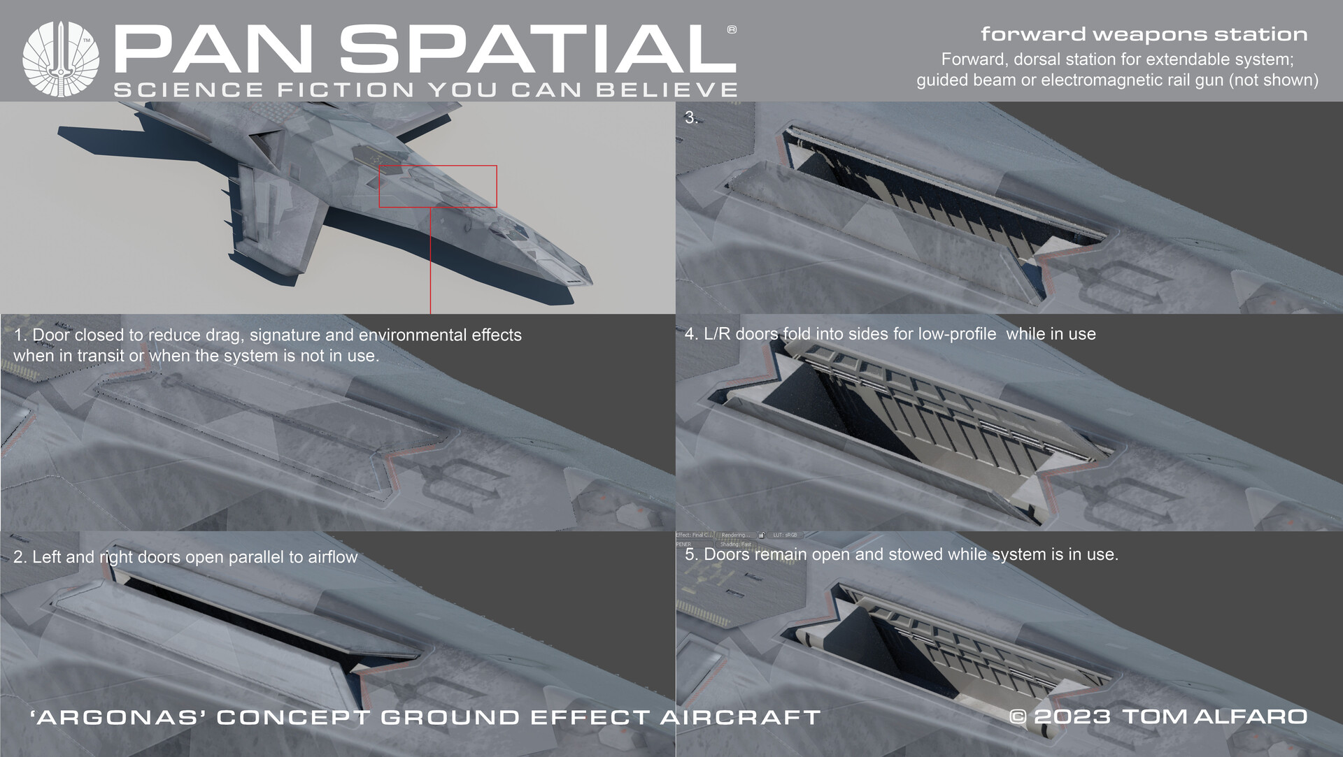 PAN SPATIAL Aerospace Concept Design - Argonas Concept Ground Effect ...