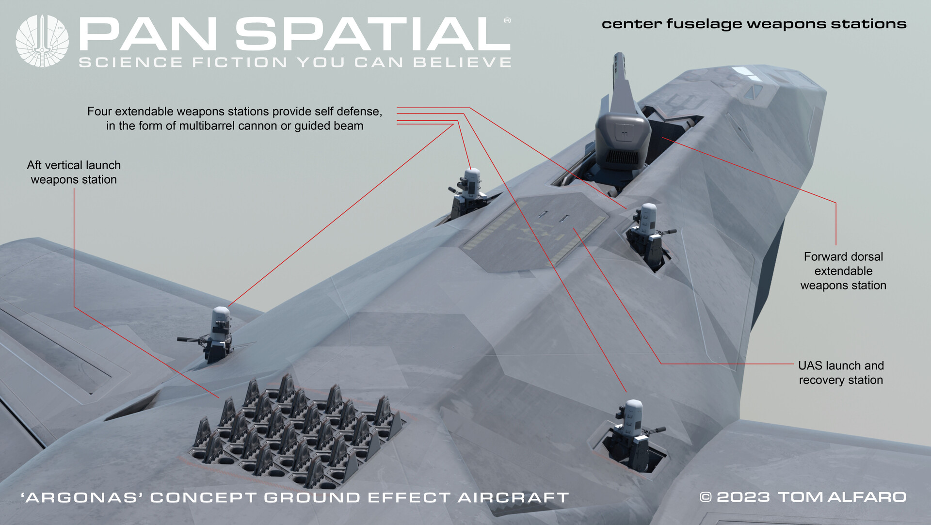 PAN SPATIAL Aerospace Concept Design - Argonas Concept Ground Effect ...