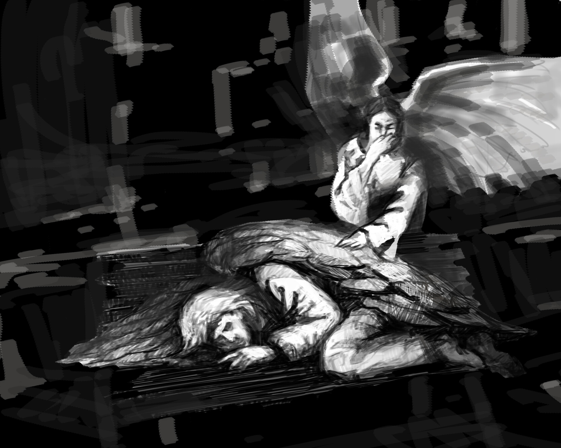 ArtStation - sleeping angel
