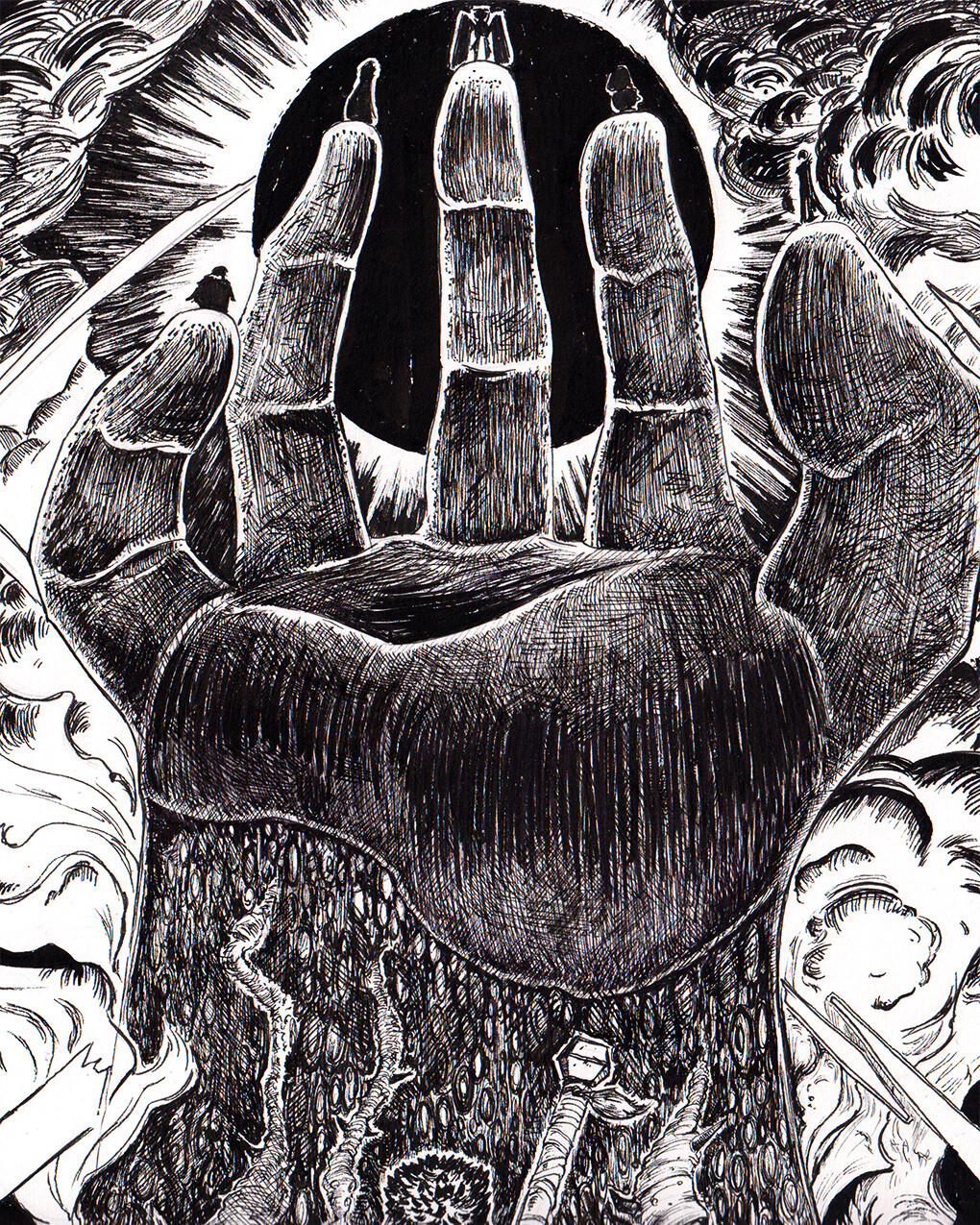 Alex Sancha Pla - Berserk God's hand VS Guts