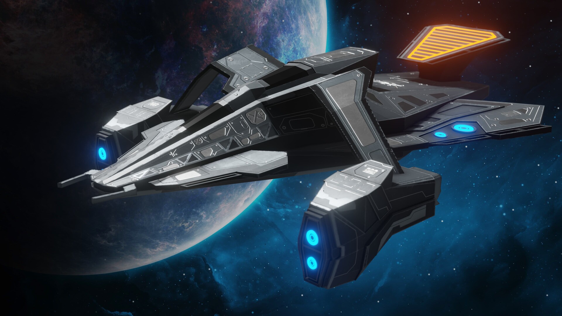 ArtStation - Sci-Fi Spaceship