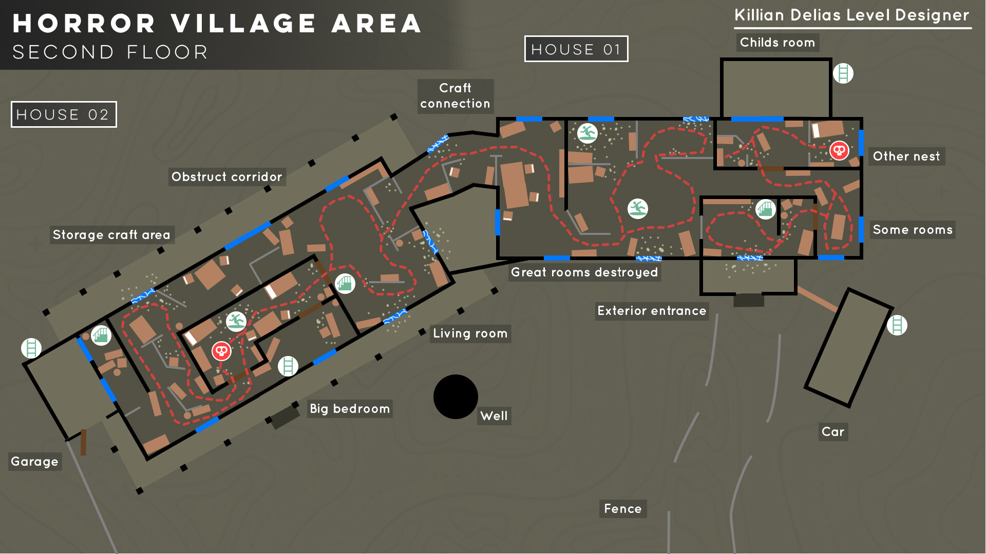 Killian Delias - [Level Design] Technical LD - Unreal horror FPS map