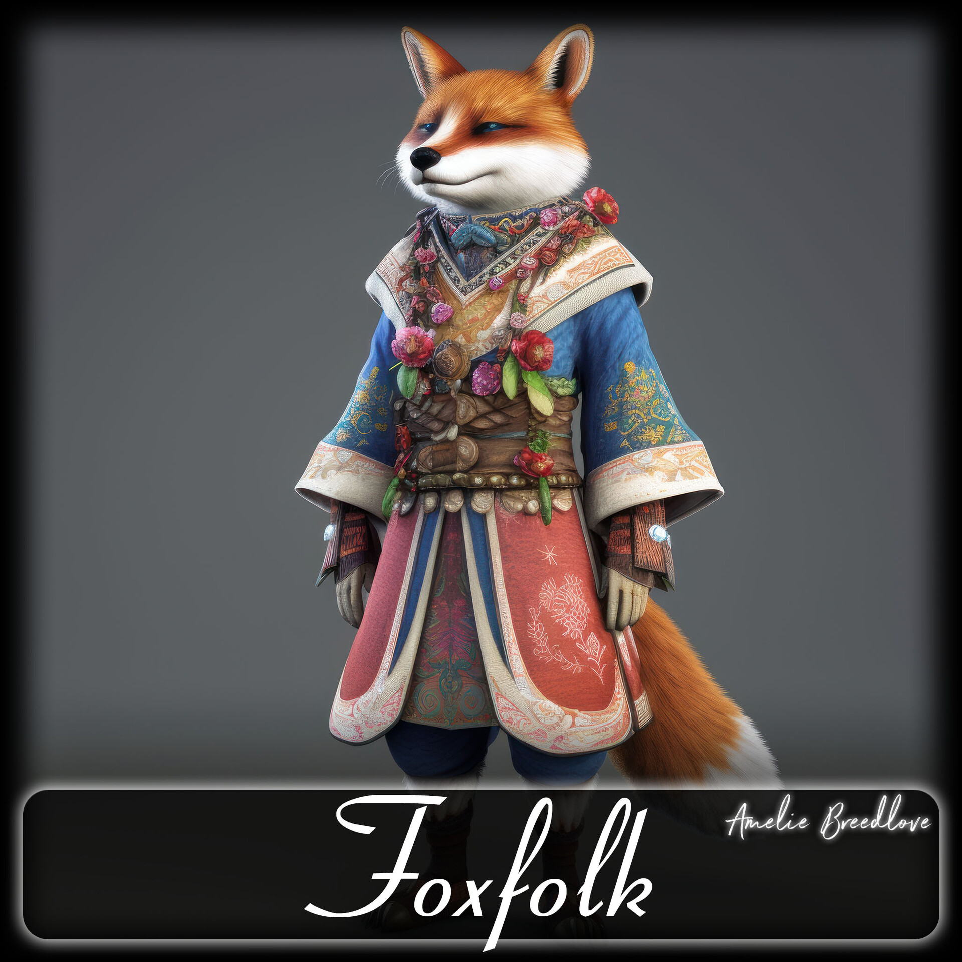 ArtStation - 200 Foxfolk (Full Body) Reference Pack | 4K | v.6